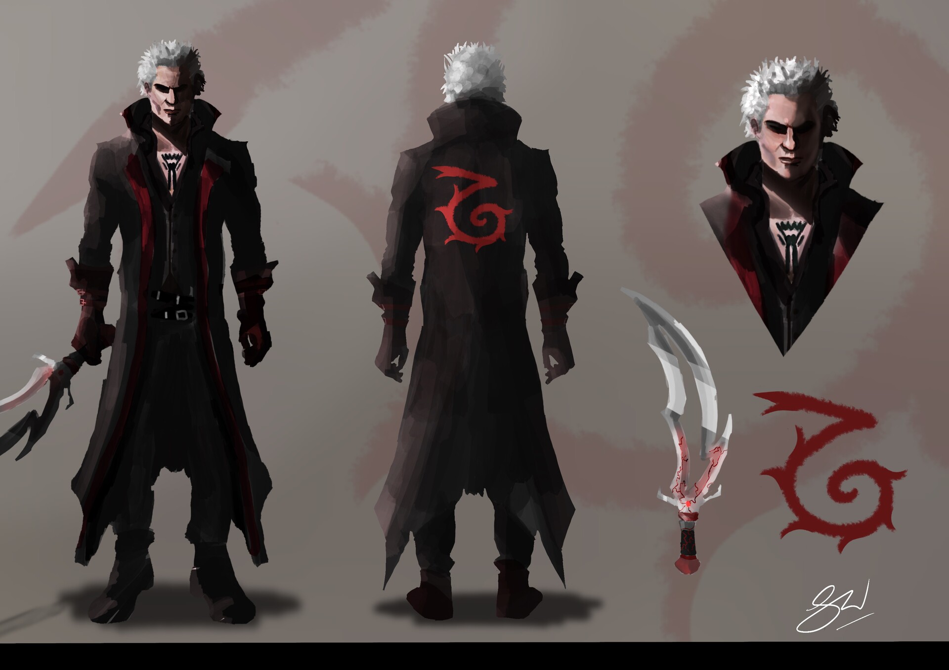 ArtStation - Demon Slayer Character Concept Art