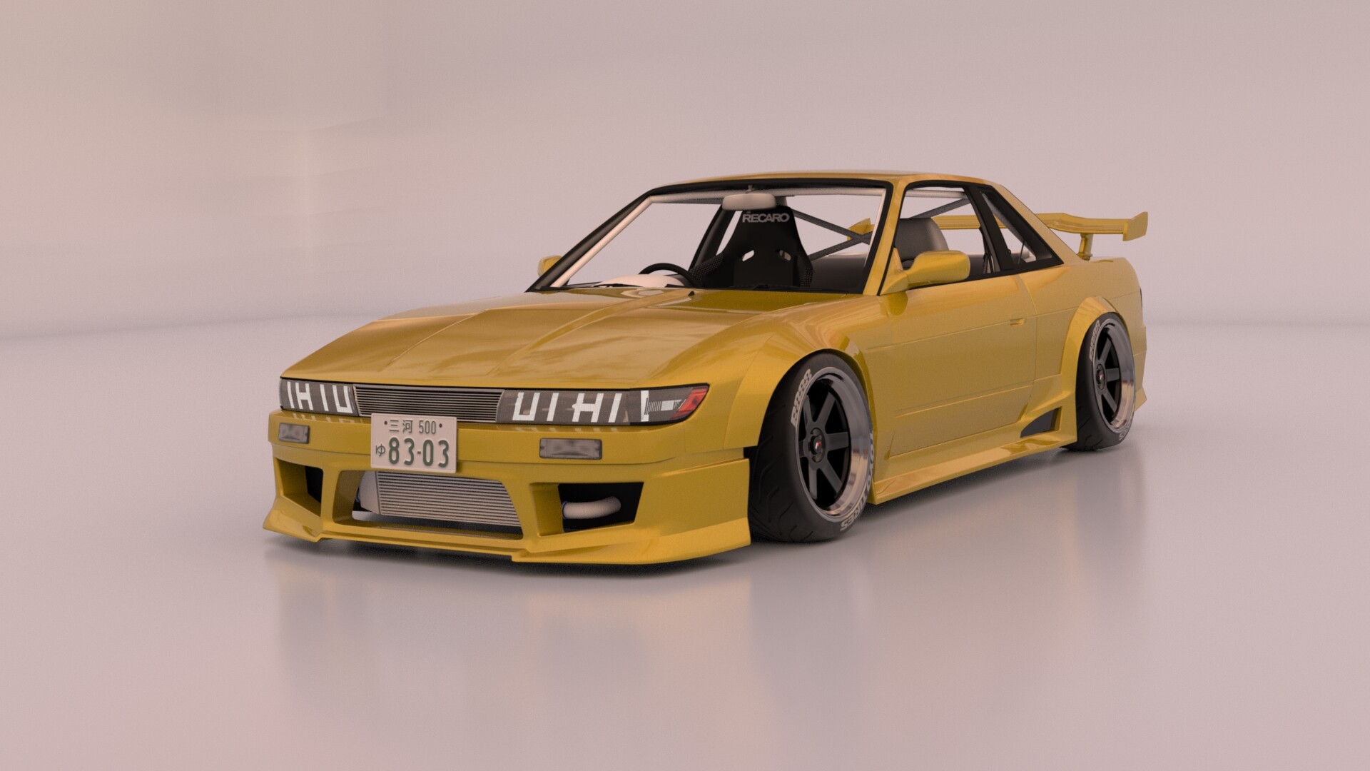 ArtStation - Bodykit for Nissan Silvia S13