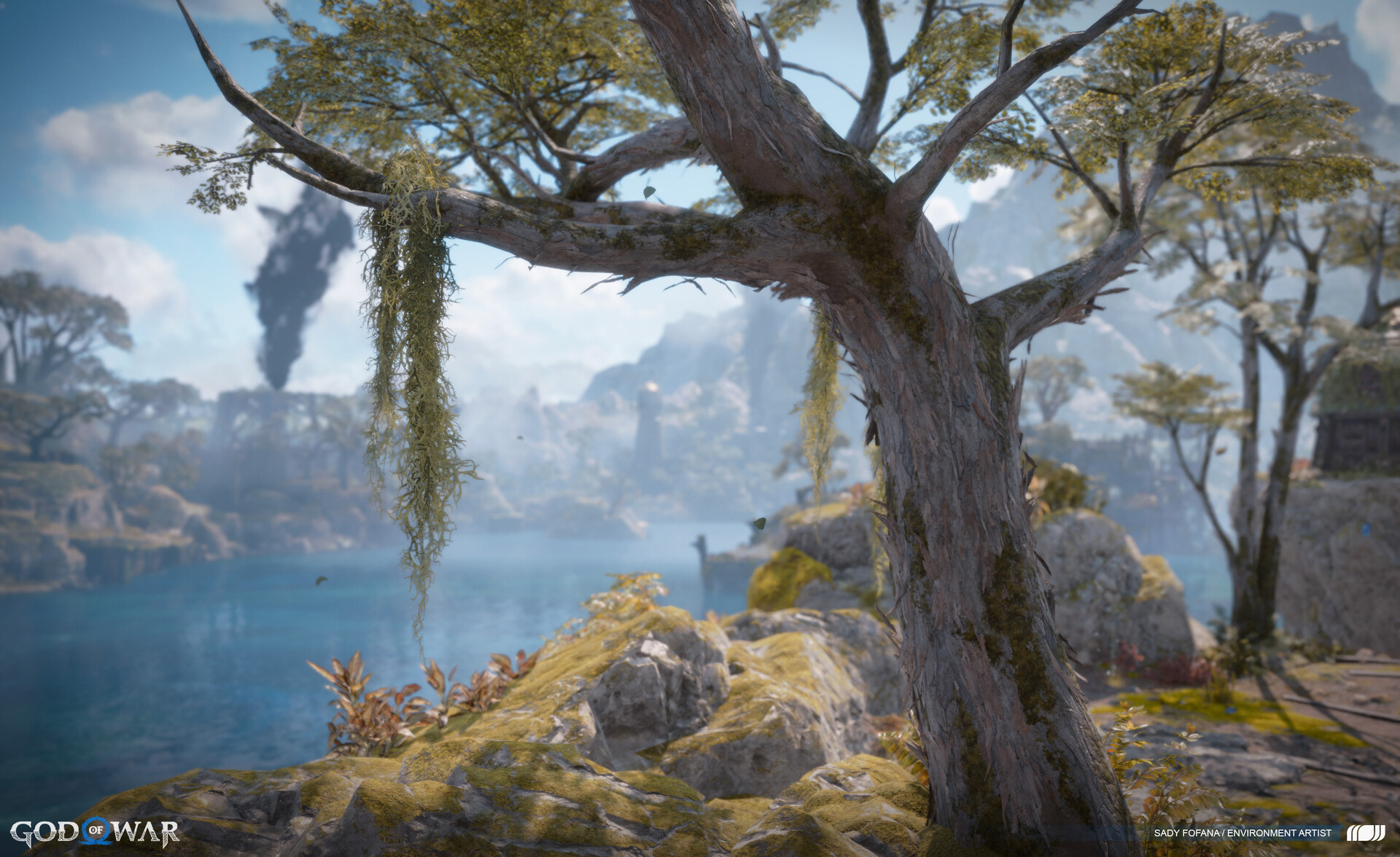 Sady Fofana - GOW Ragnarok- Bay Of Bounty trees