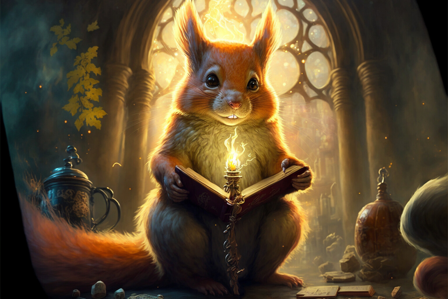 ArtStation - Squirrel mage