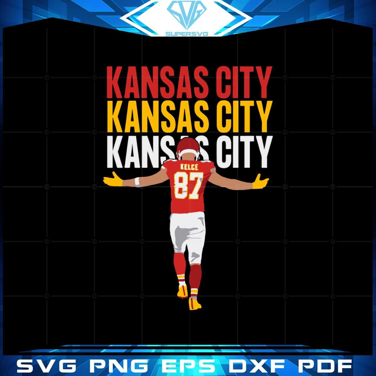 ArtStation - Travis Kelce 87 Kansas City Chiefs Football SVG Cutting Files