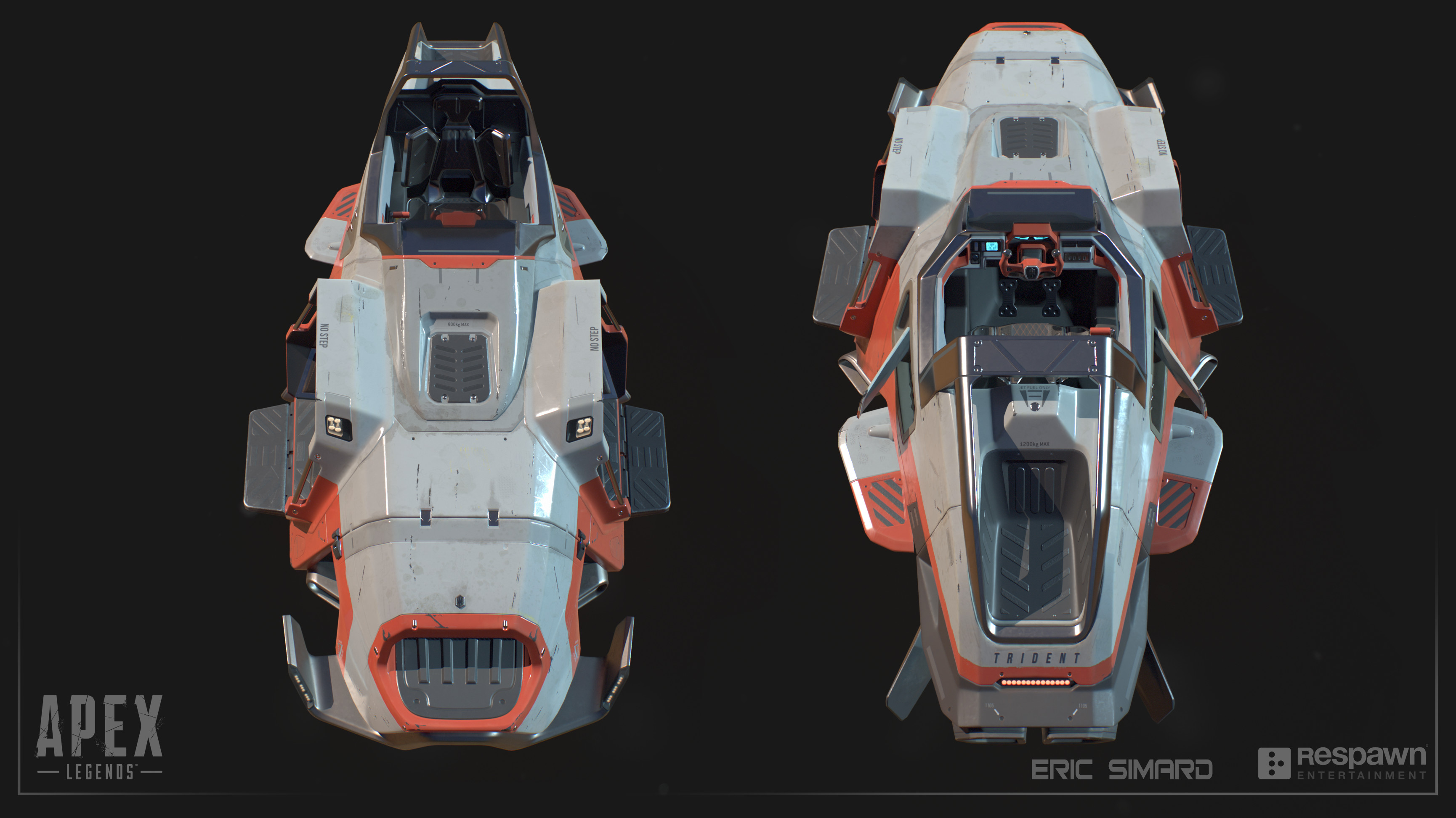 Eric Simard - Apex Legends - Trident Hovercraft