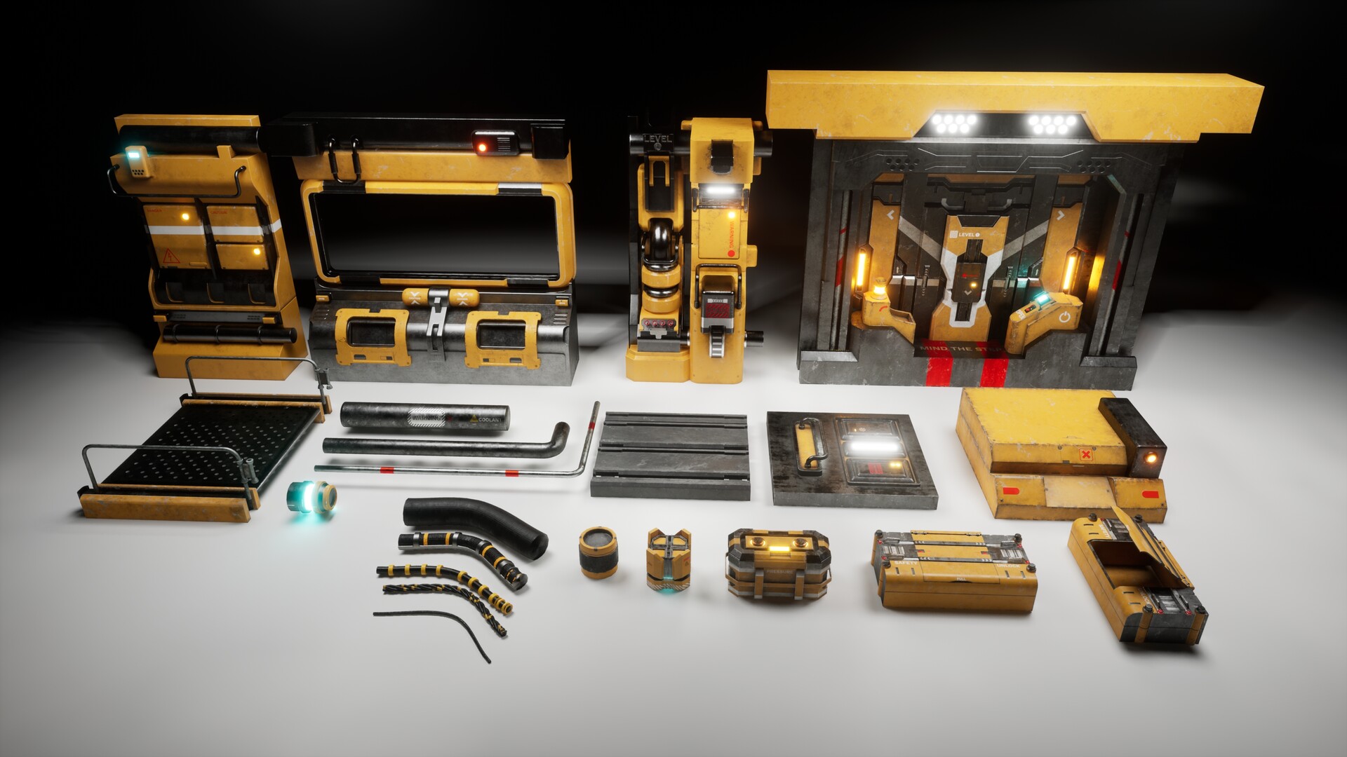 Majed Makhour - Cargo ship "Beacon", engineering bay corridor