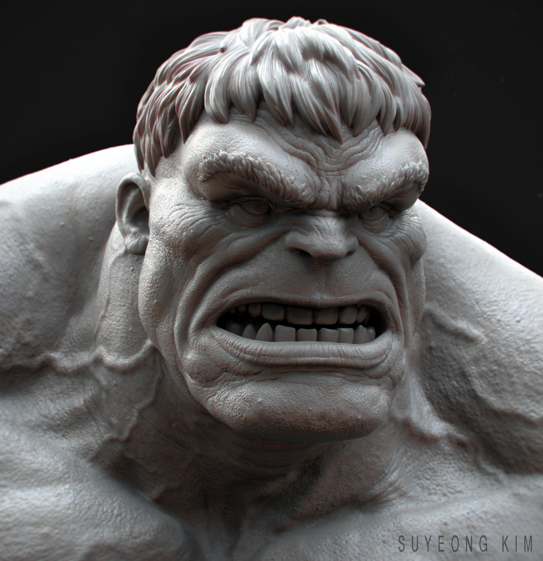 ArtStation - Hulk Bust