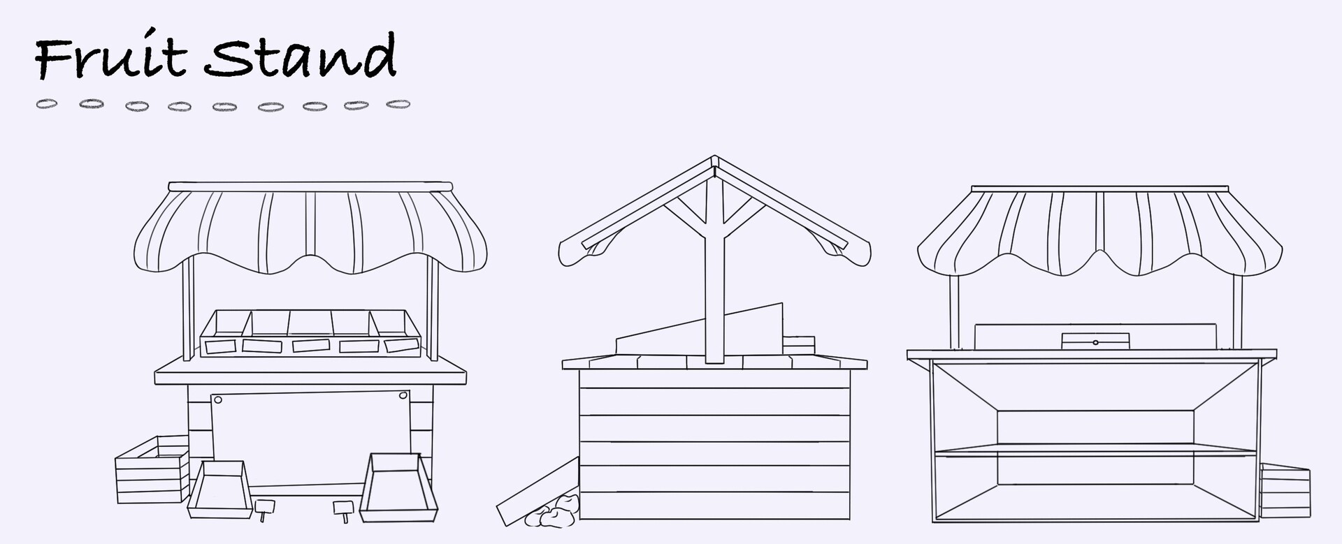 ArtStation - Fruit Stand