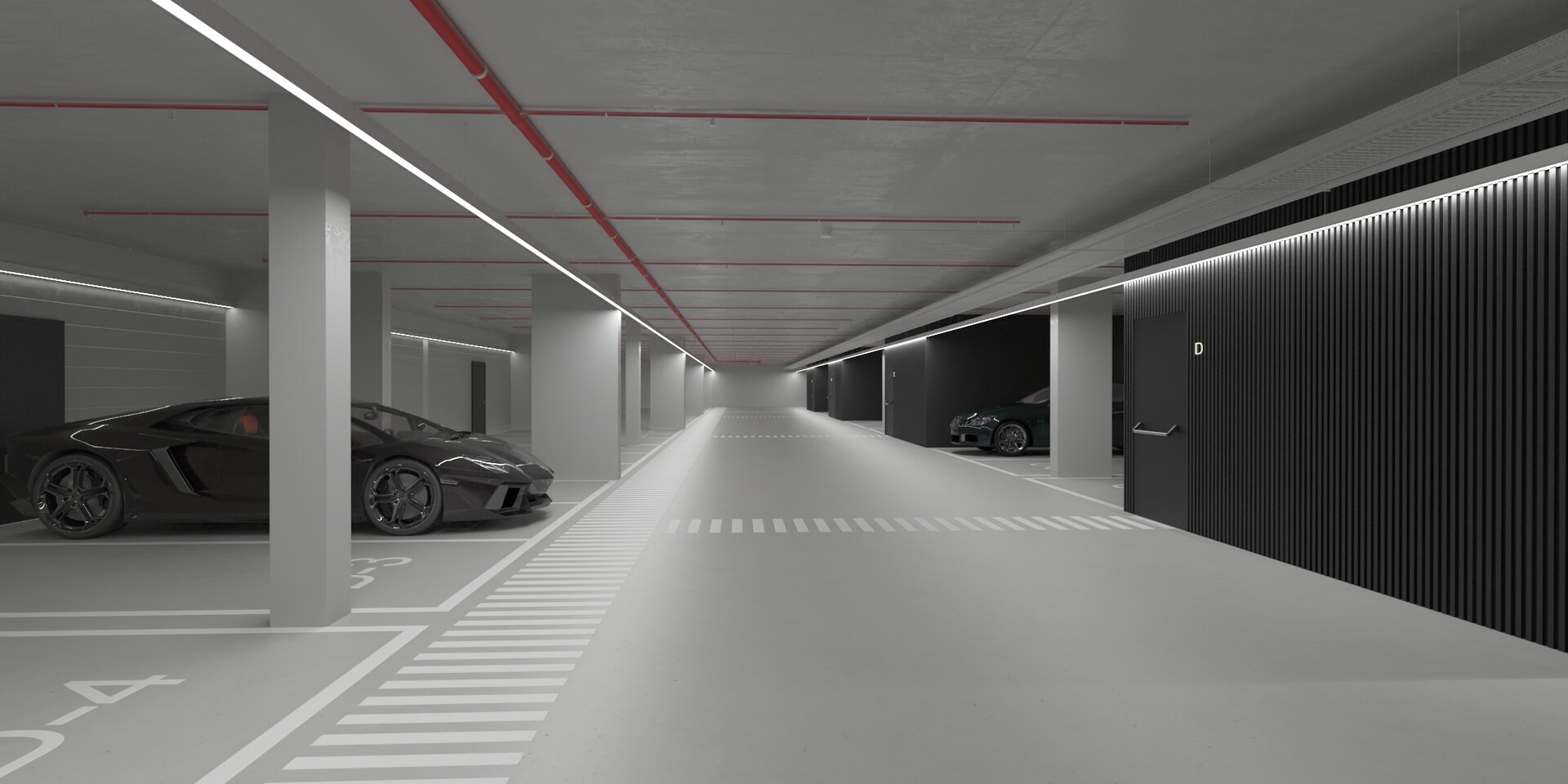 ArtStation - High End Garage Visualization