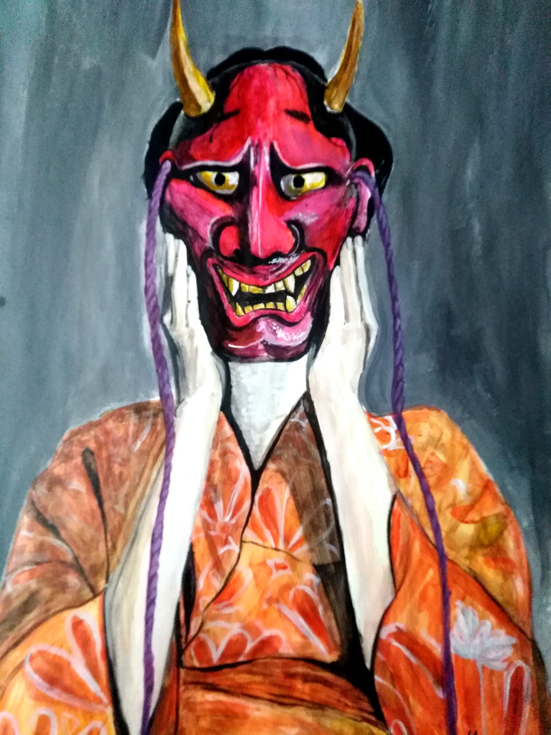 ArtStation - Hannya mask