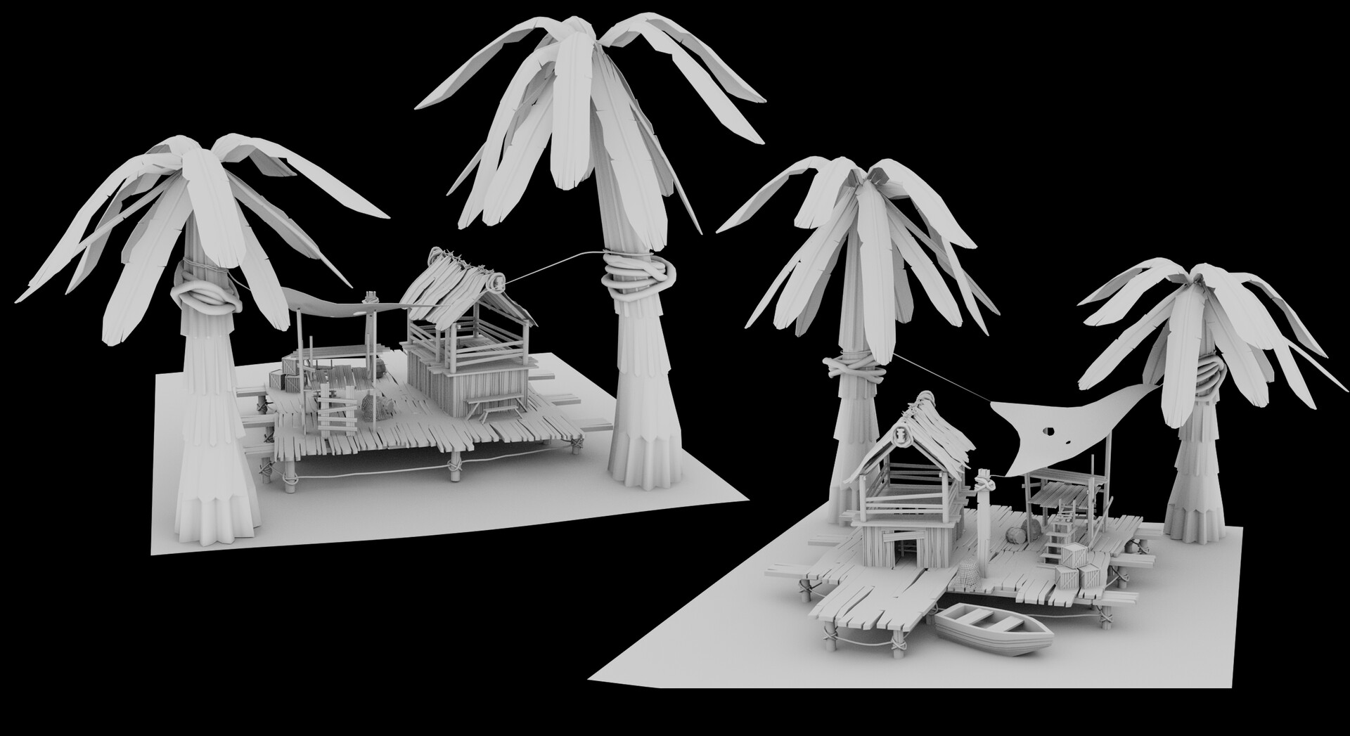 ArtStation - The Makeshift Cabin