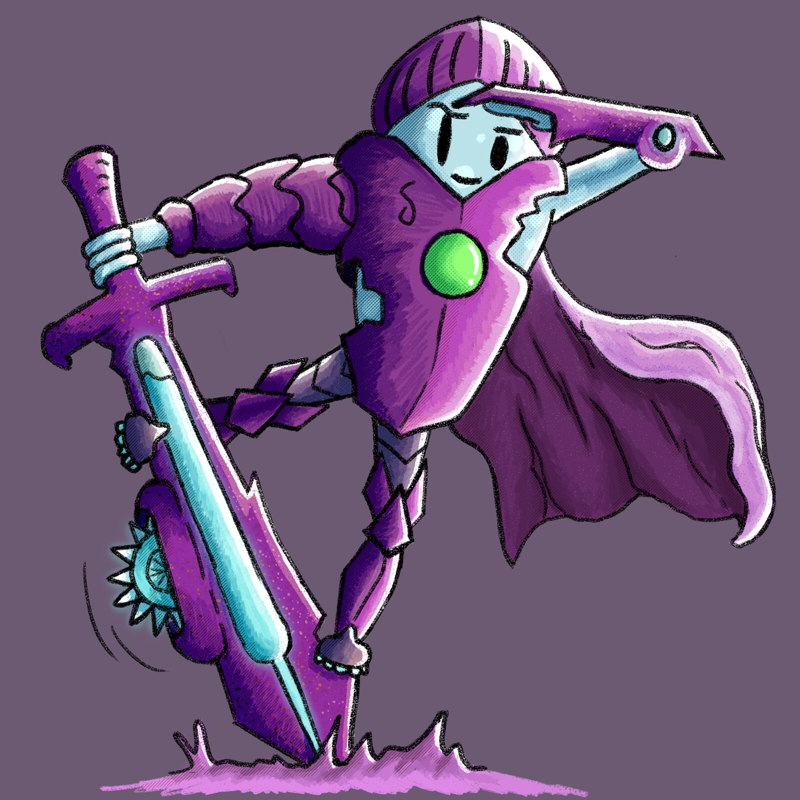 Colden Shiu - Purple Slime Knight