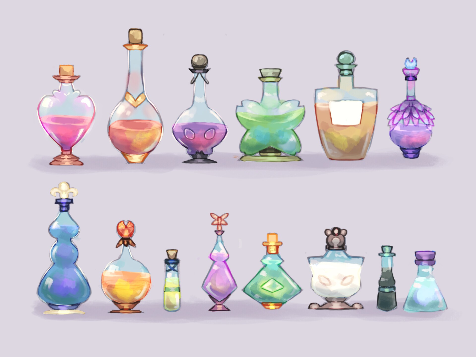 ArtStation - Potions