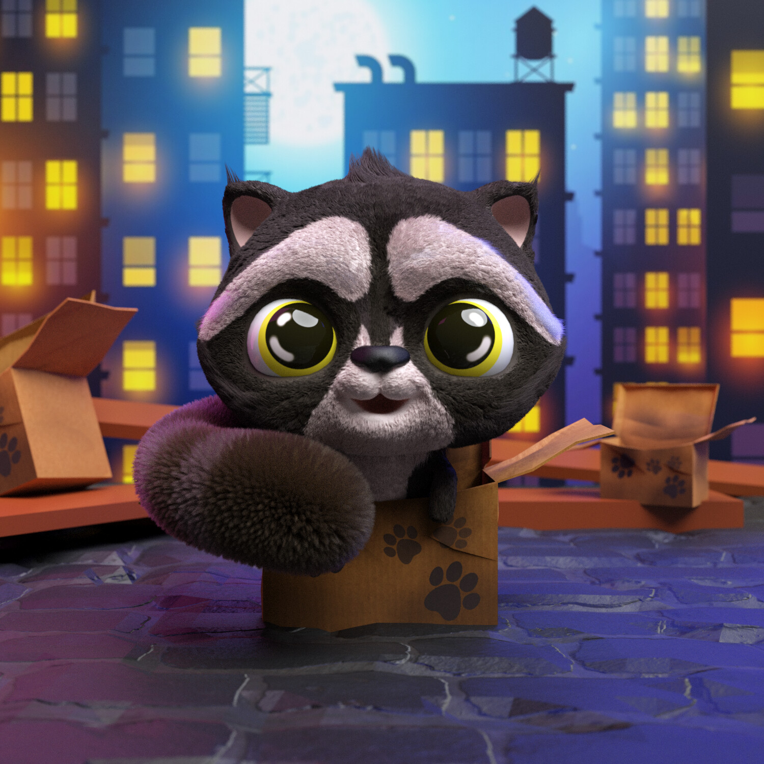 ArtStation - Raccoon