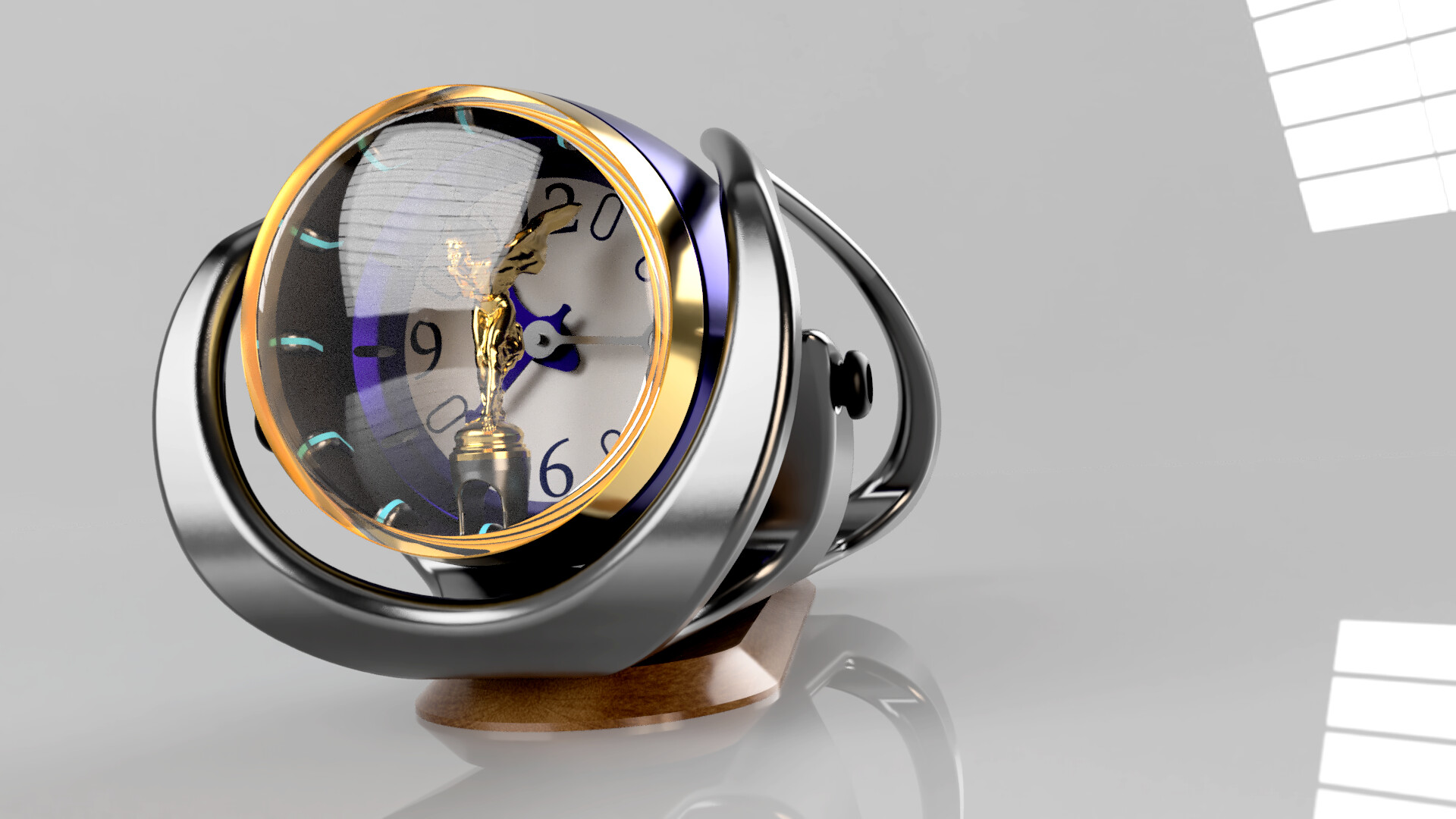 Robert Fodora - ROLLS ROYCE DESKTOP CLOCK PHANTOM 1 JONCKHEERE ...