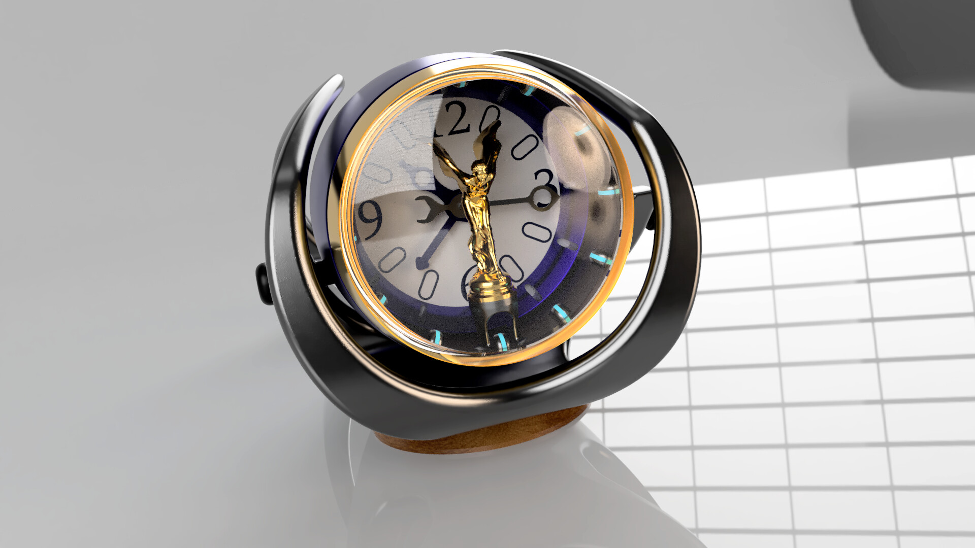 Robert Fodora - ROLLS ROYCE DESKTOP CLOCK PHANTOM 1 JONCKHEERE ...