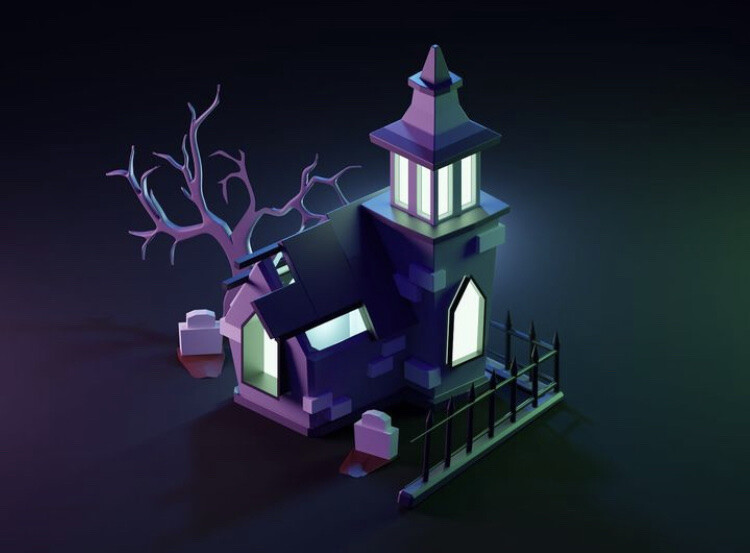ArtStation - Haunted house
