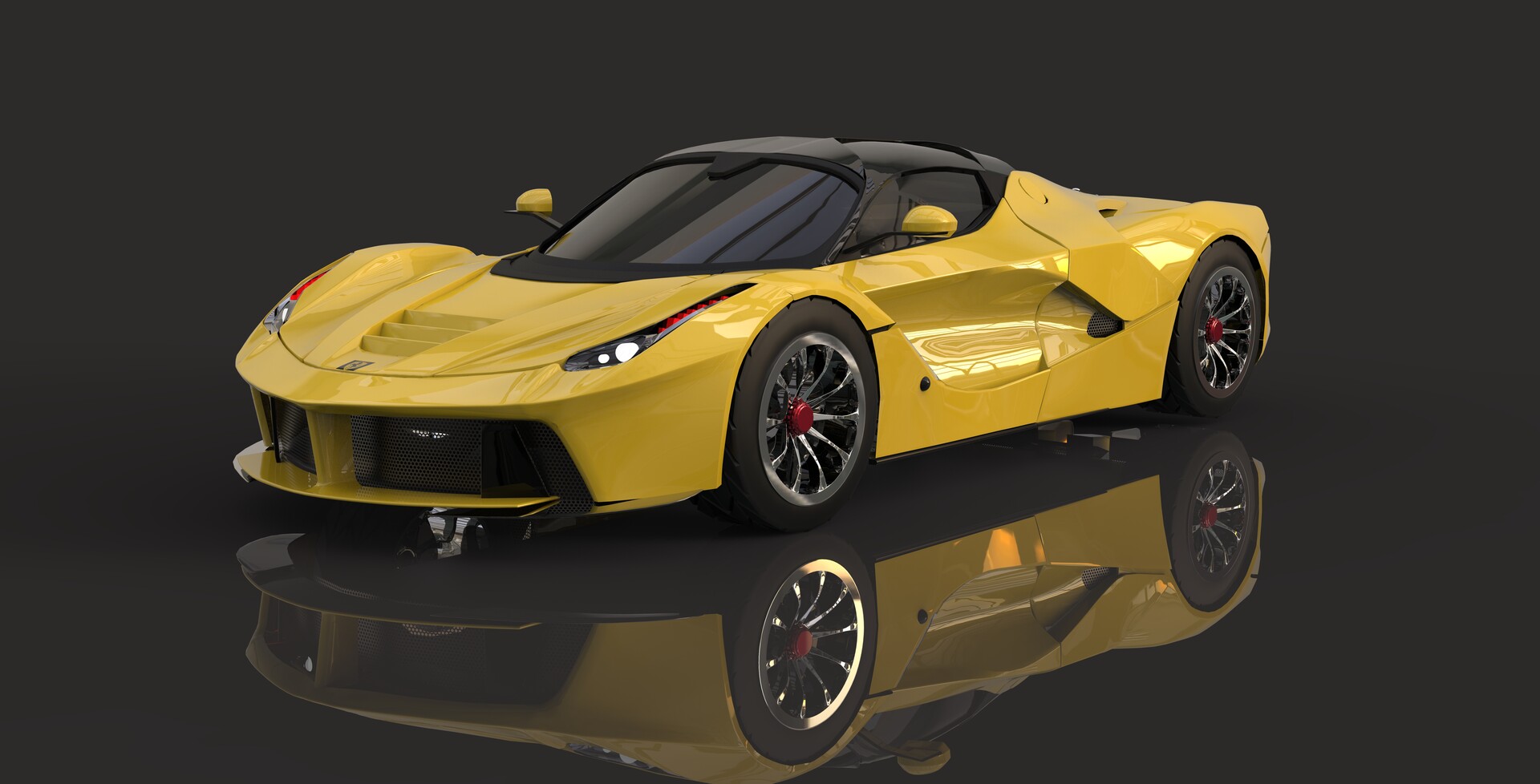 ArtStation - LAFERRARI CAR 3D MODELING