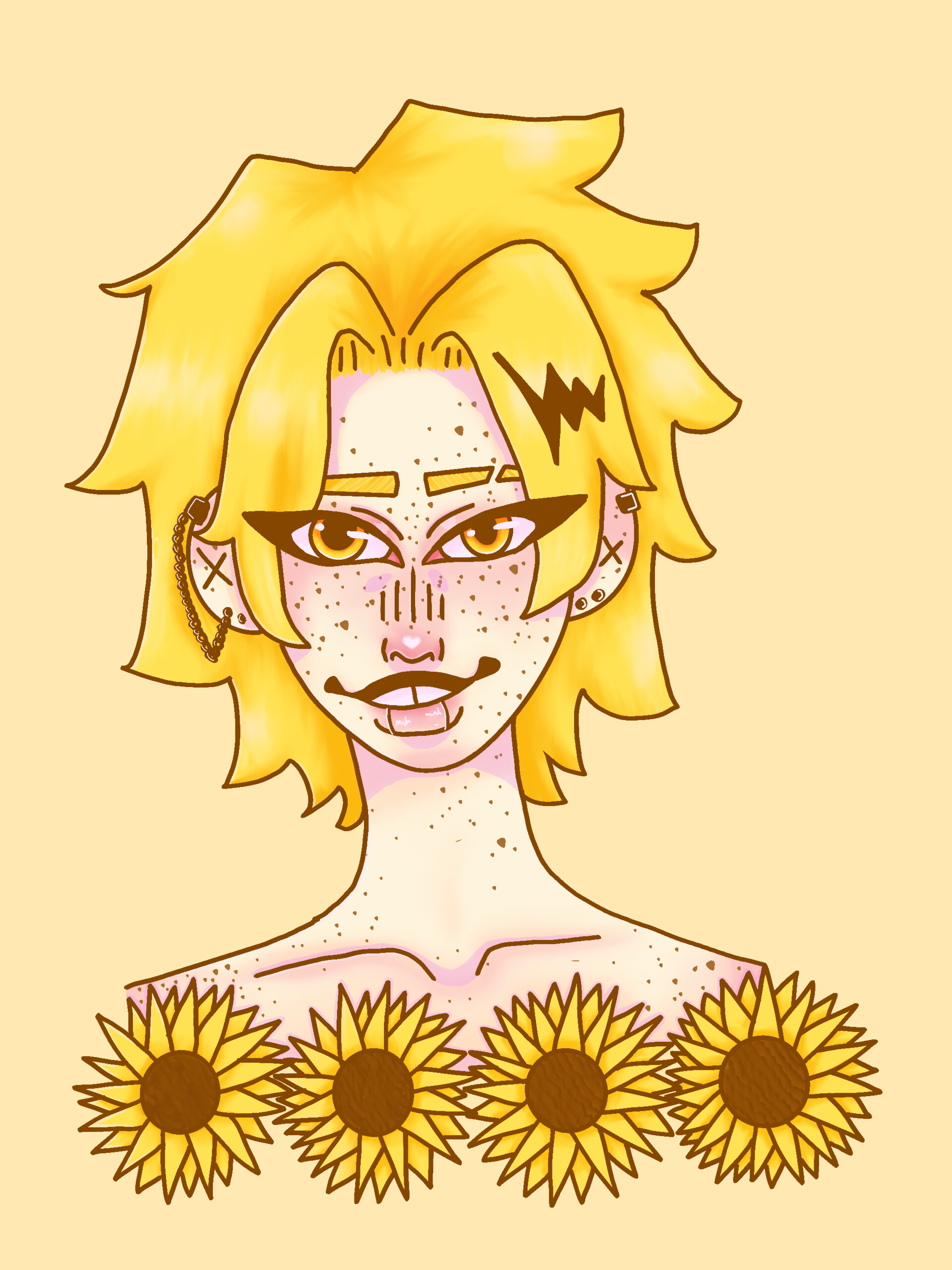 ArtStation - Denki Kaminari portrait