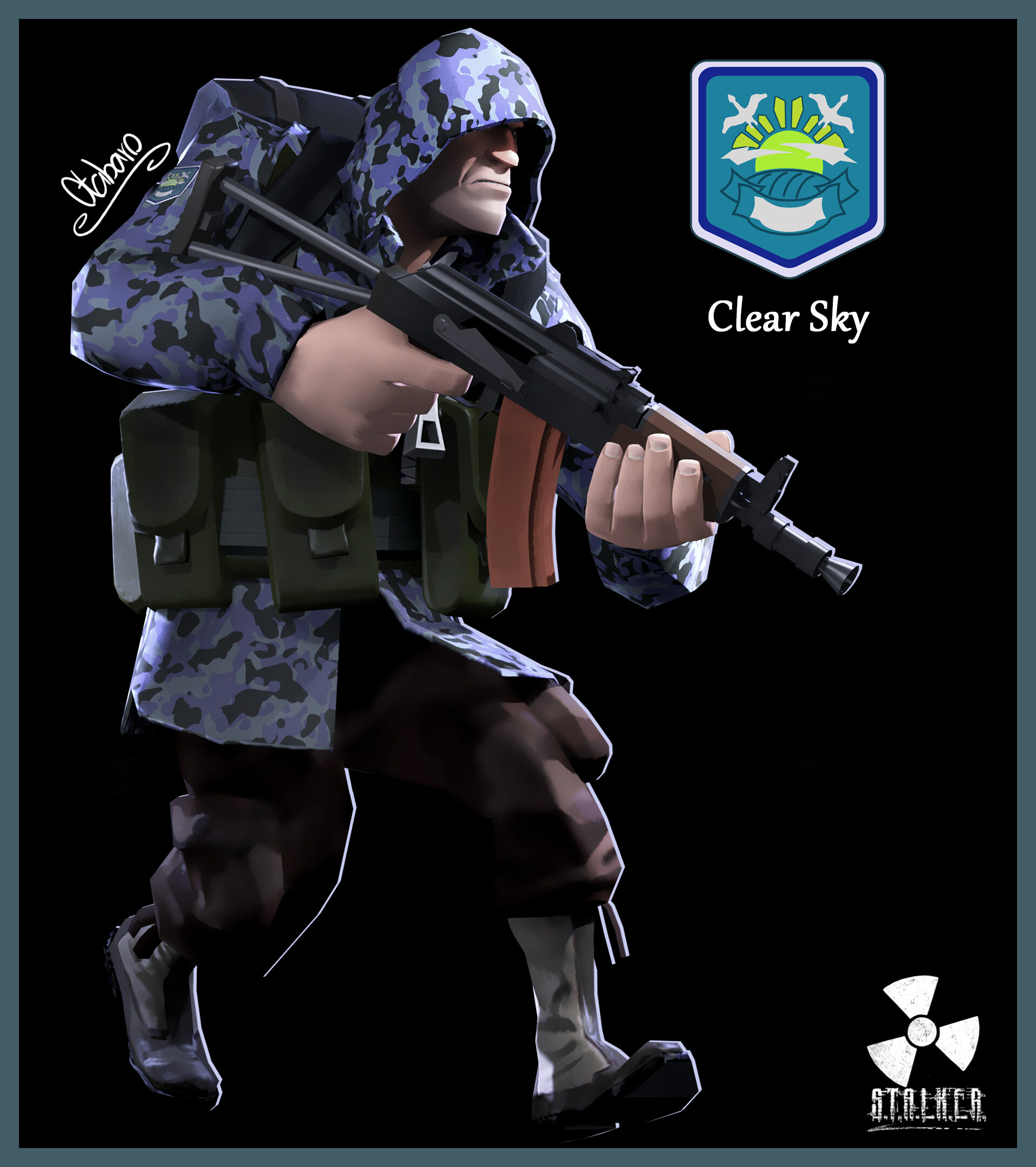 ArtStation - Clear Sky Soldier [SFM]