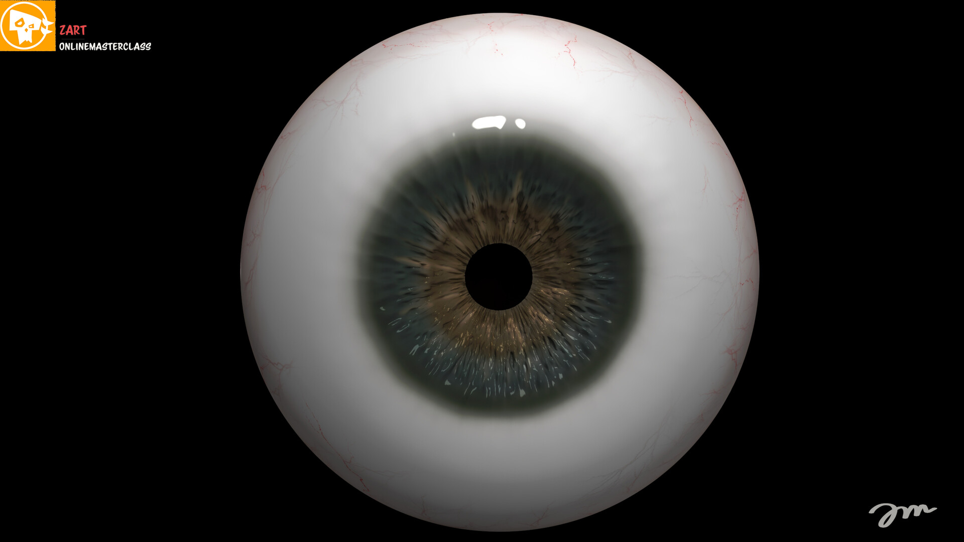ArtStation - Realistic eyeball sculpting