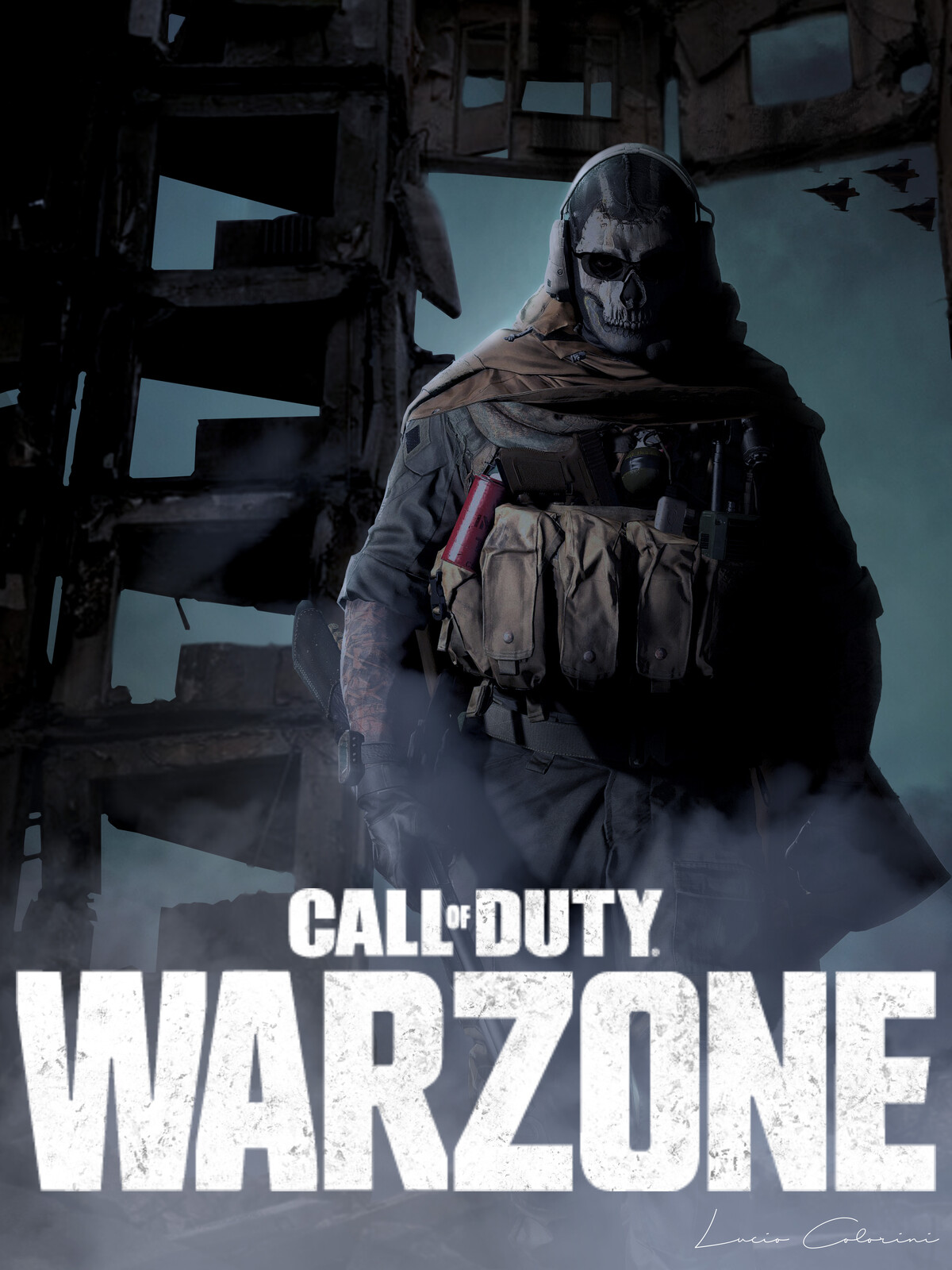 Lucio Colorini Graphic Design - Trio poster Call of Duty Warzone