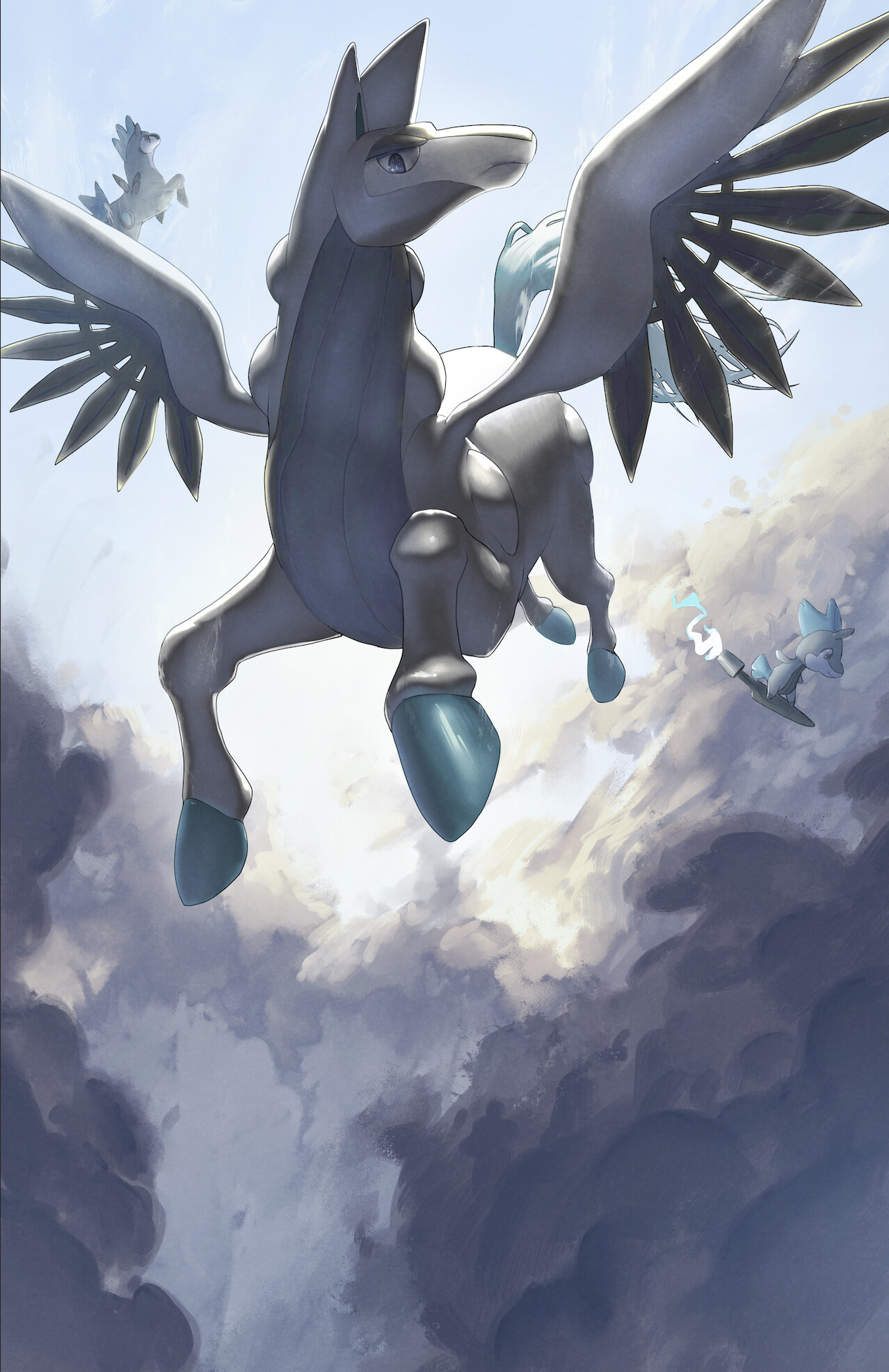 ArtStation - Soarasus line TCG card illustration (Imigani)