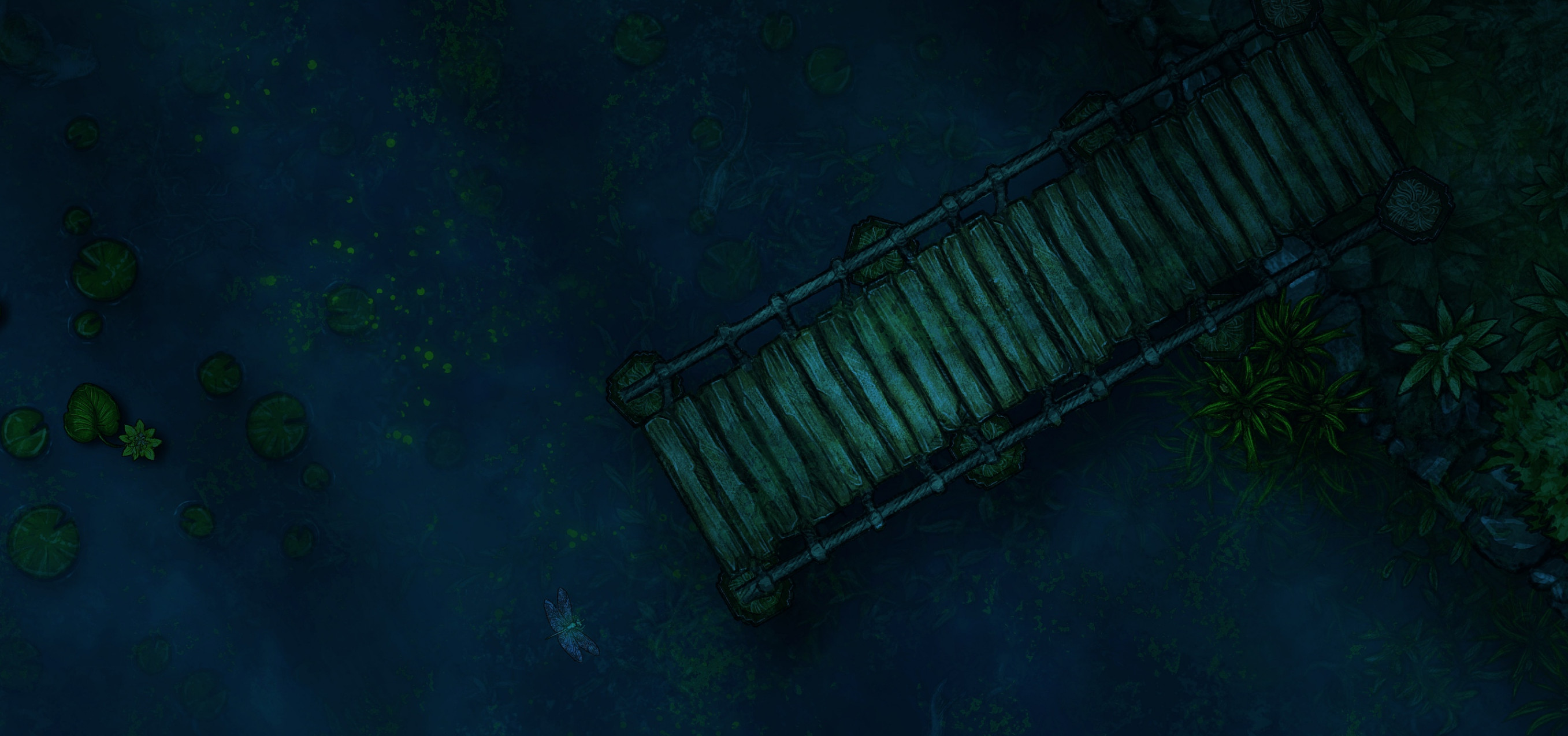 Detailed Dungeons - Butterskull Ranch (Pond) (Night)