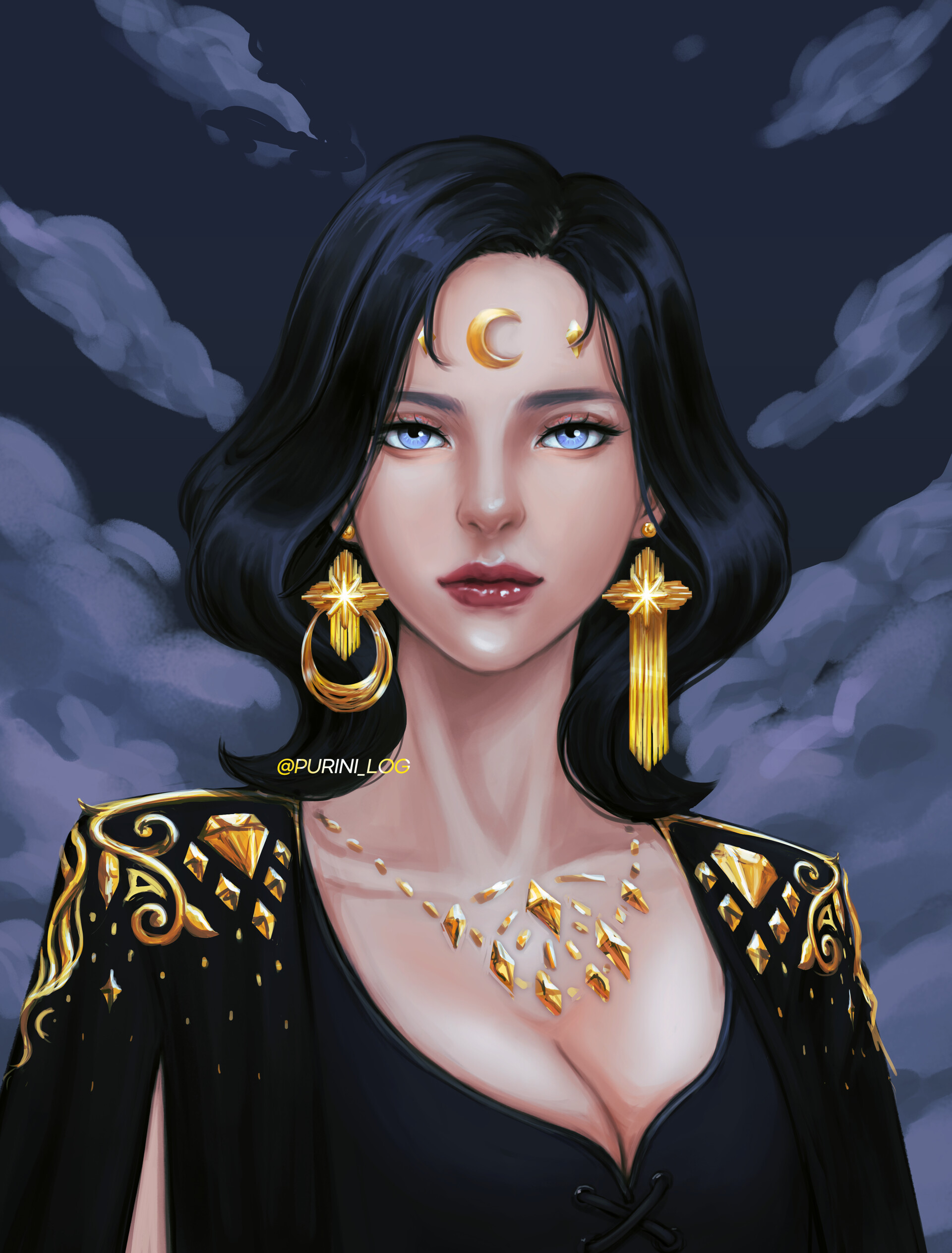 ArtStation - Moonlight, Creative Character