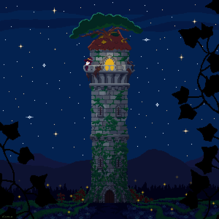 ArtStation - Overgrown Wizard Tower