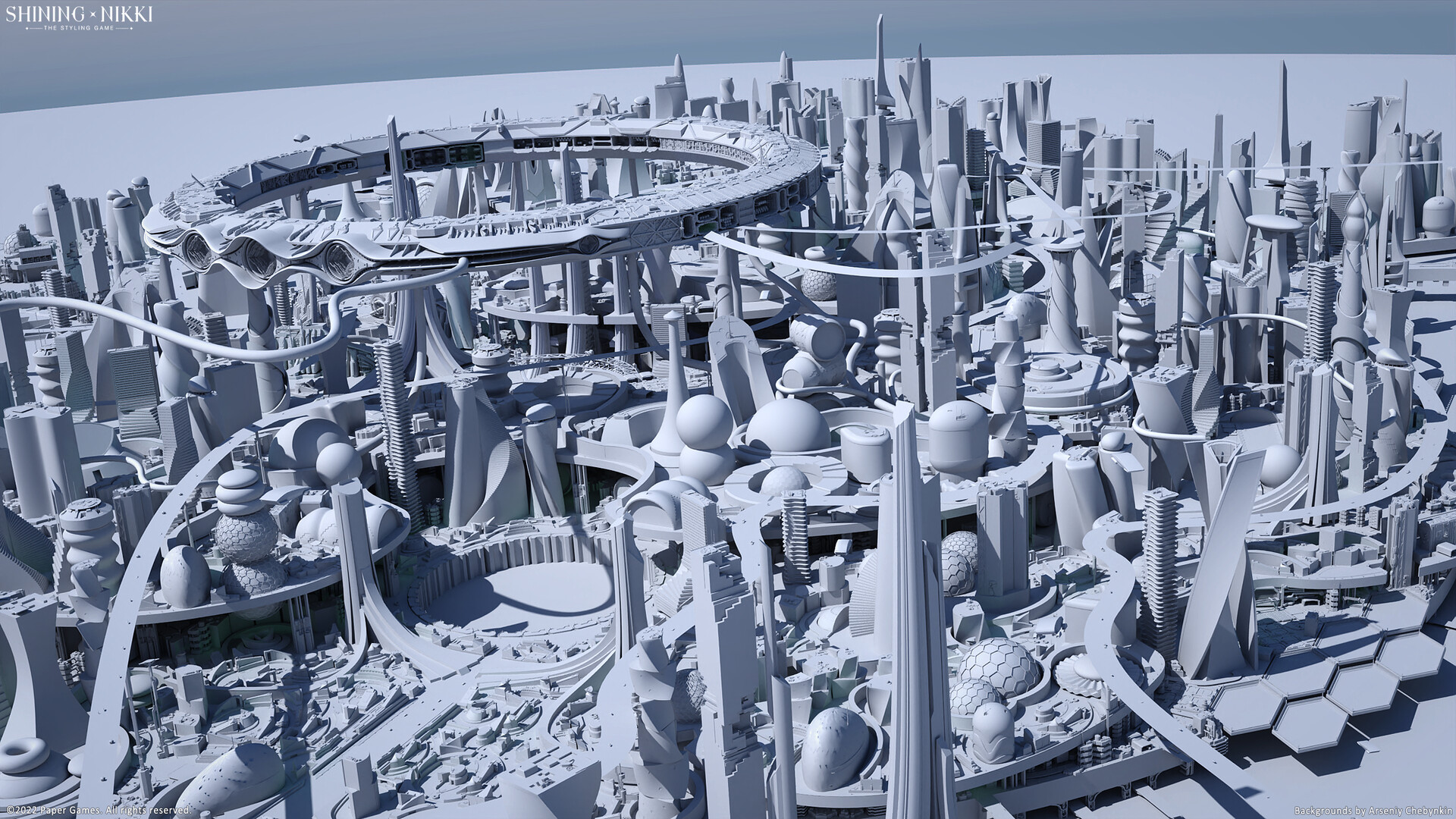 Arseniy Chebynkin - Future city [Shining Nikki]