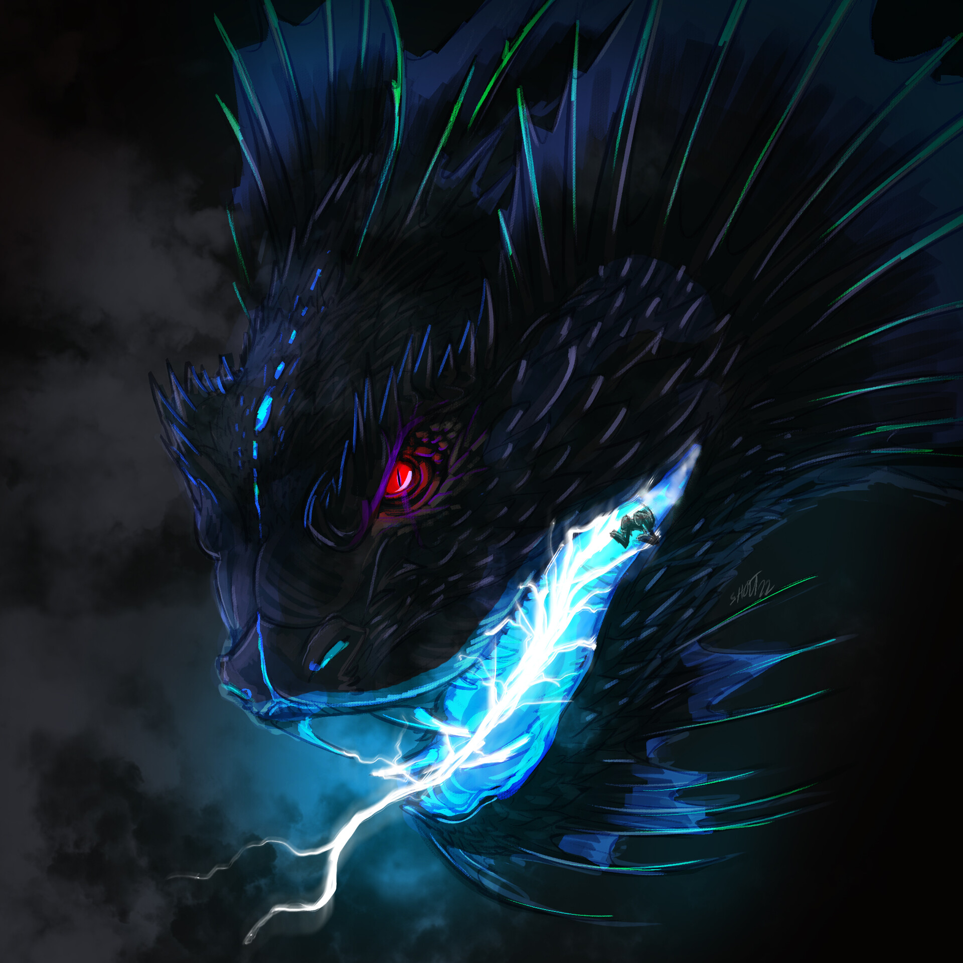 ArtStation - Jormungandr Sketch