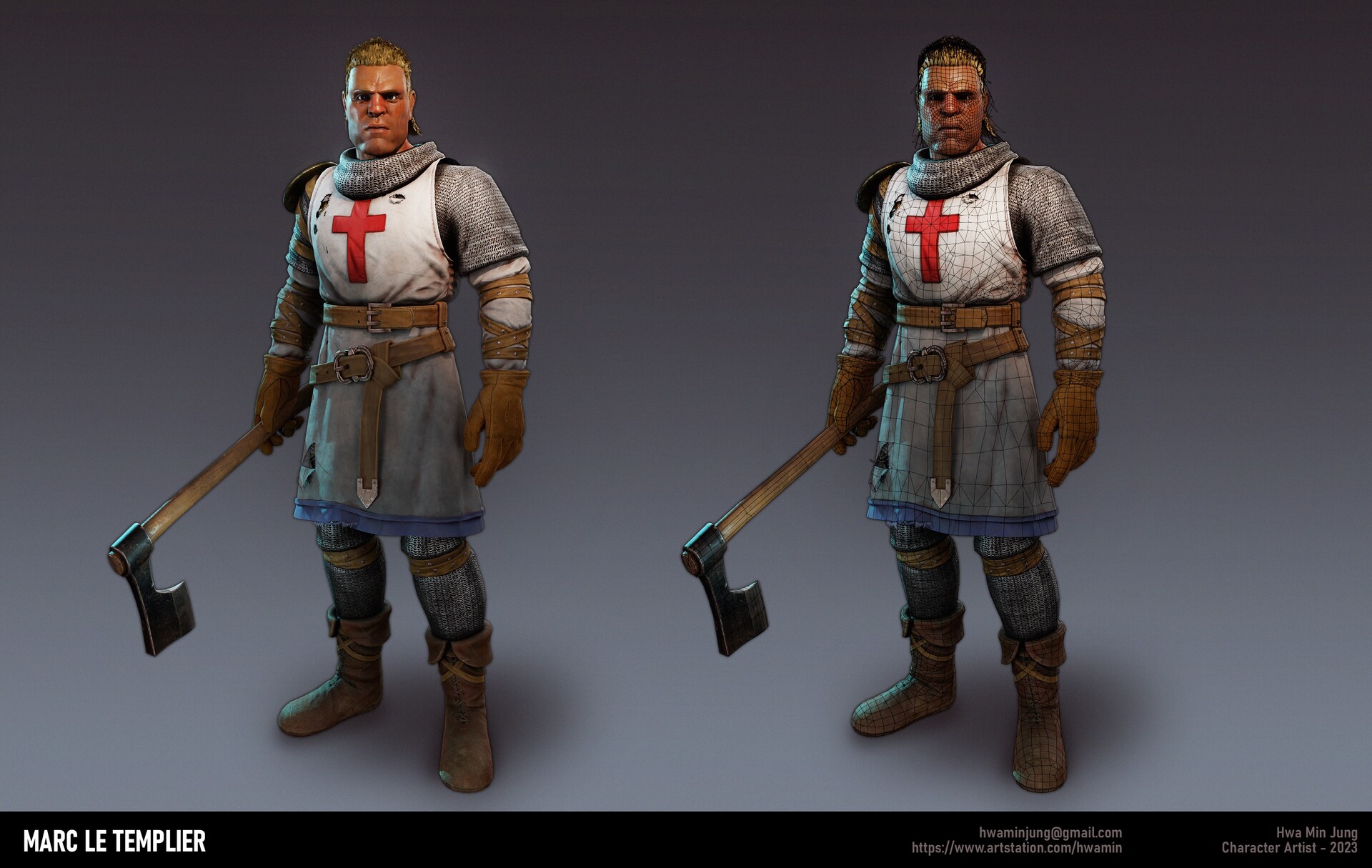 ArtStation - Marc le Templier (Marc the Templar)