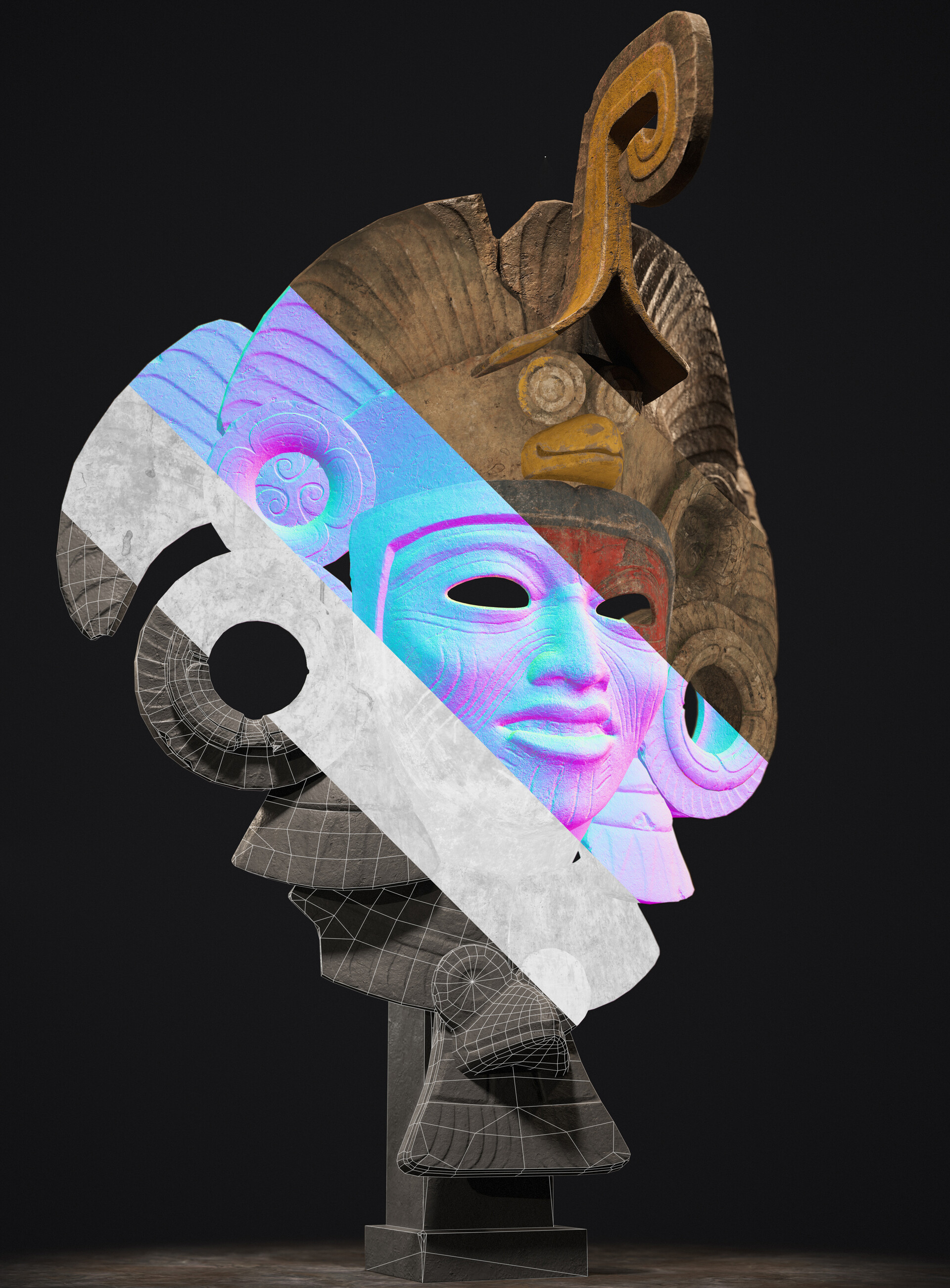 Rakesh kumar - Teotihuacan Mask