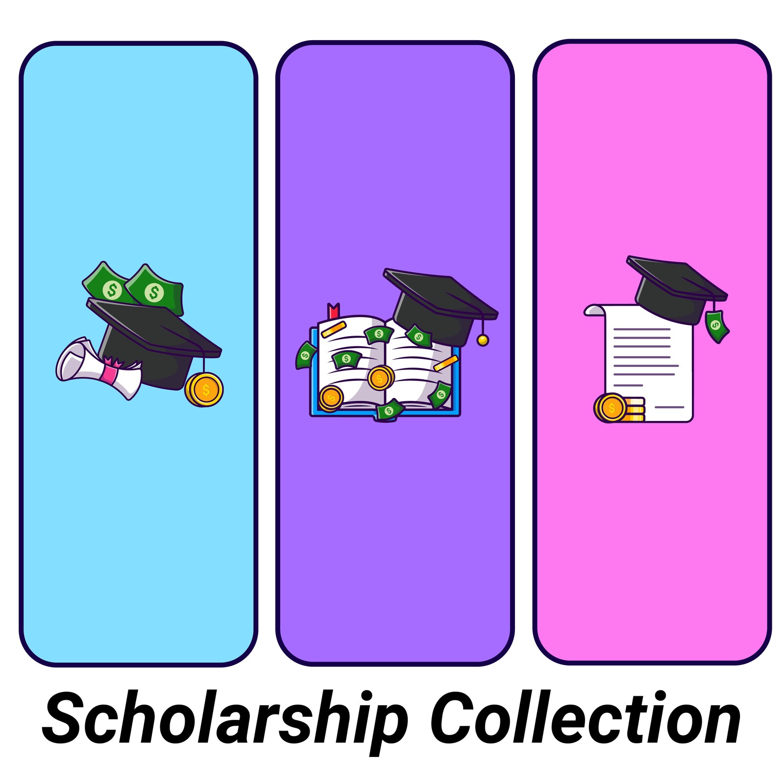 Moksha Labs - Scholarship Collection Cartoon