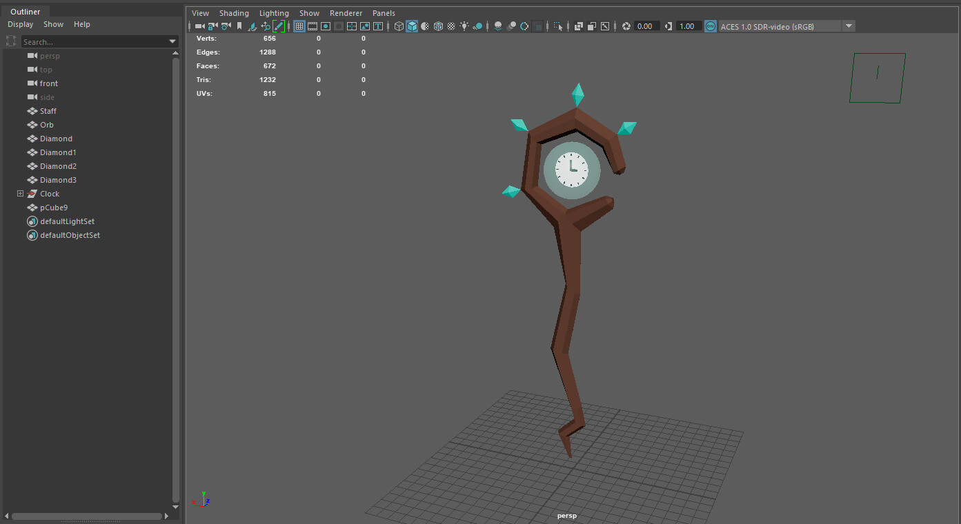 Brandon - Chrono's Staff (3D Model)