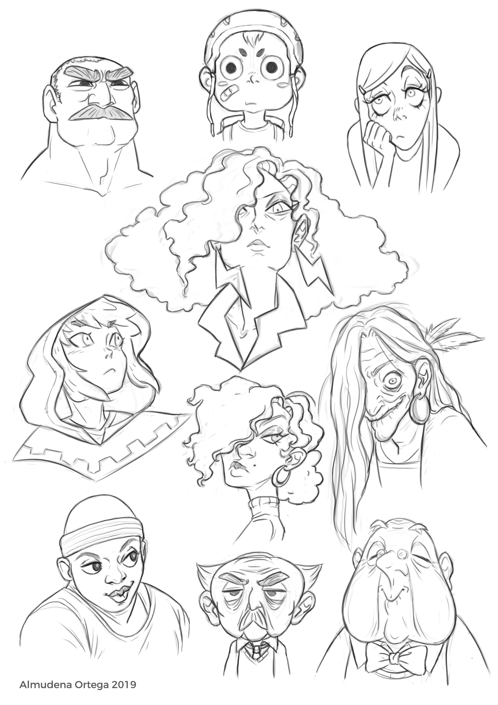 ArtStation - Cartoon Heads