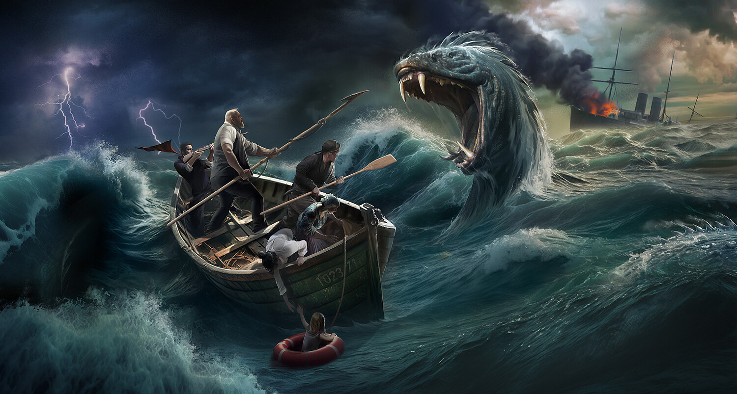 ArtStation - Sea Serpents