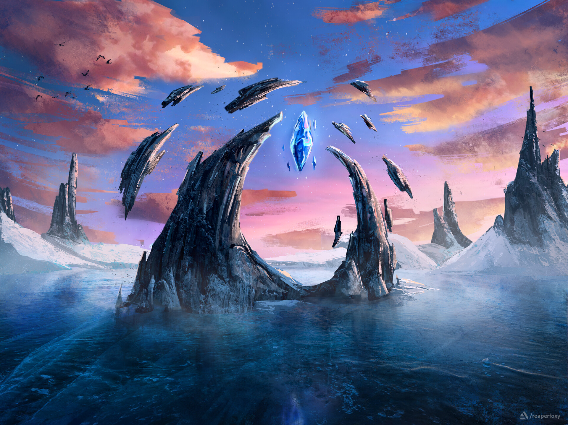 ArtStation - Ice Lake