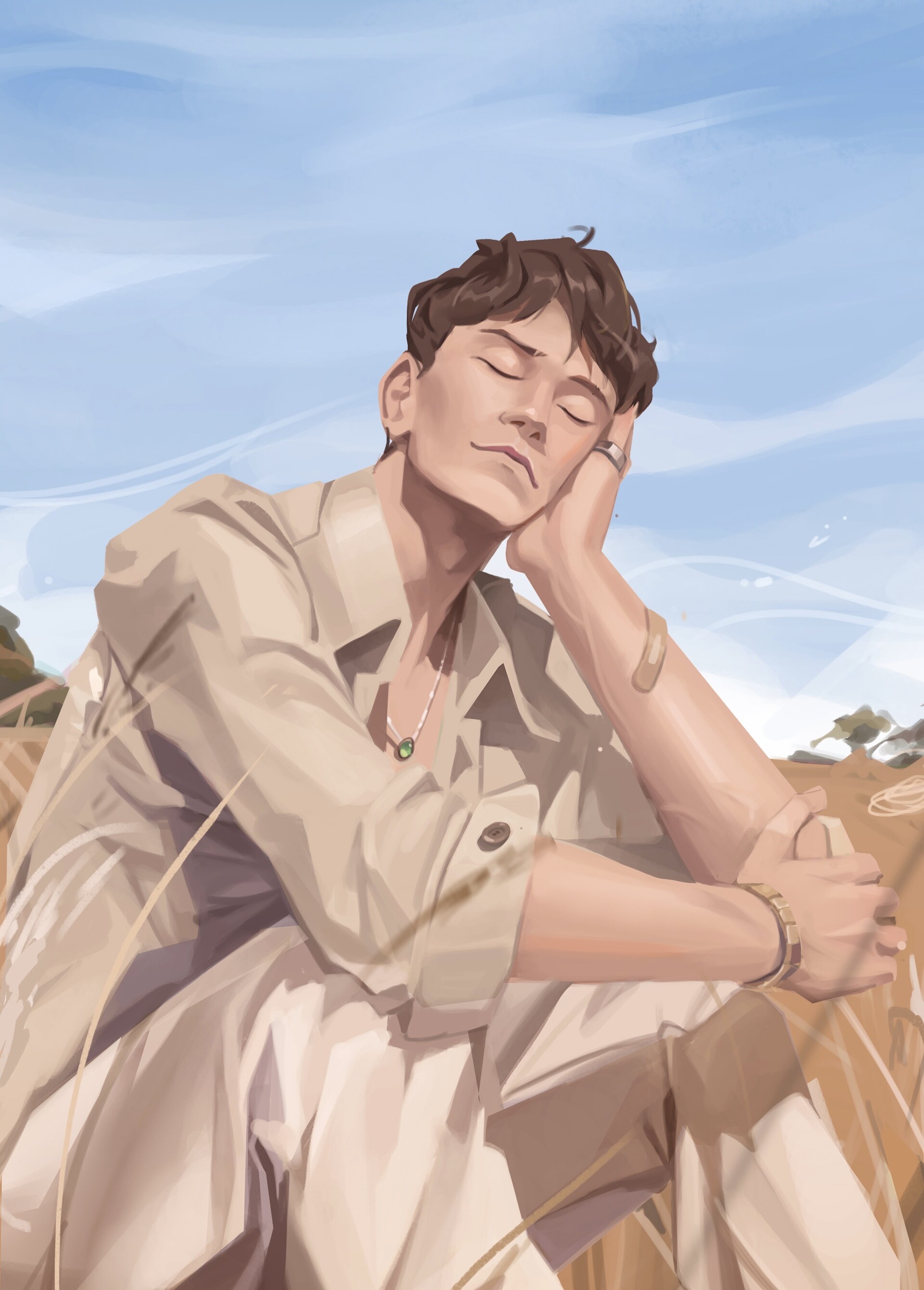 ArtStation - Rye field