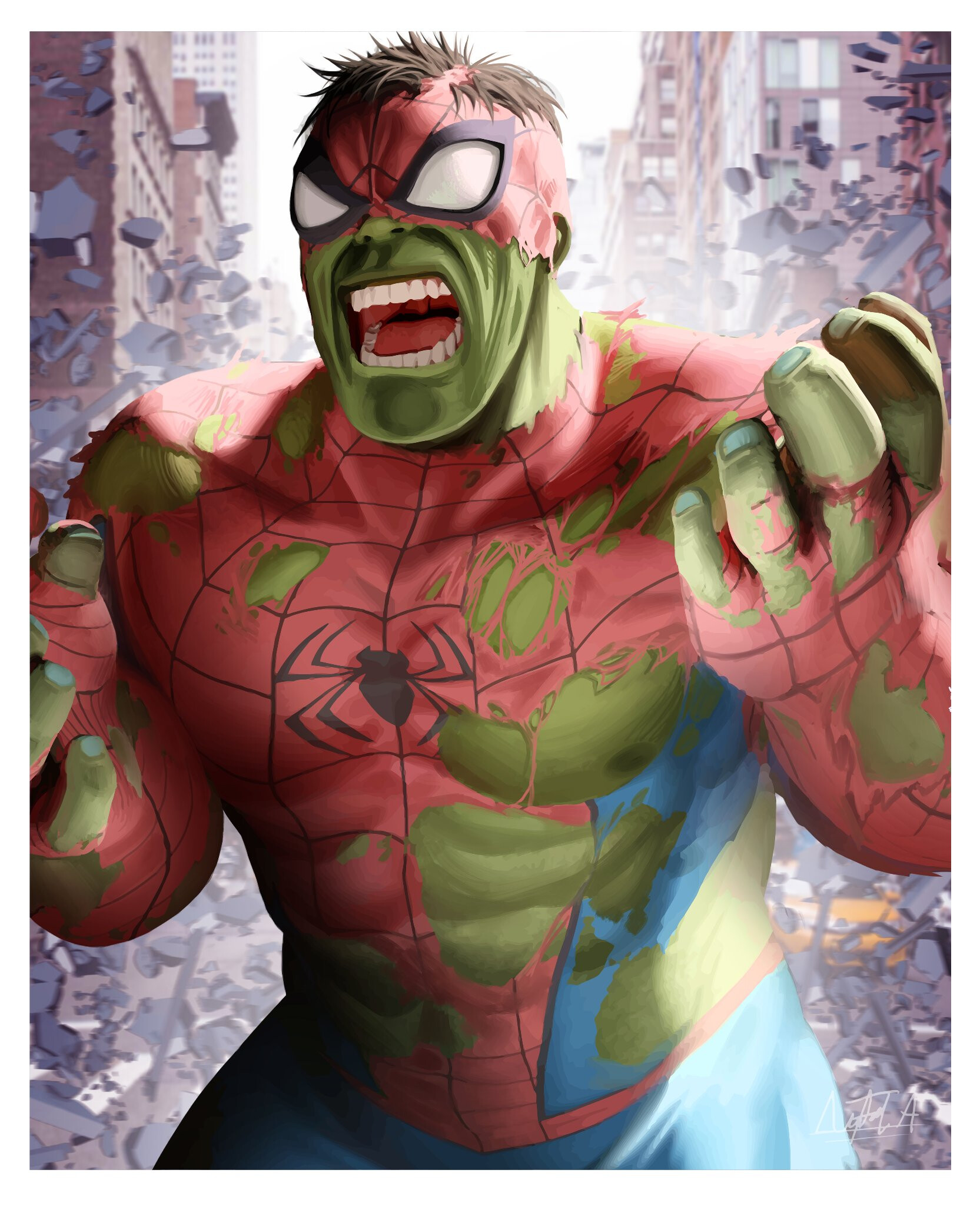 ArtStation - Spider-Hulk