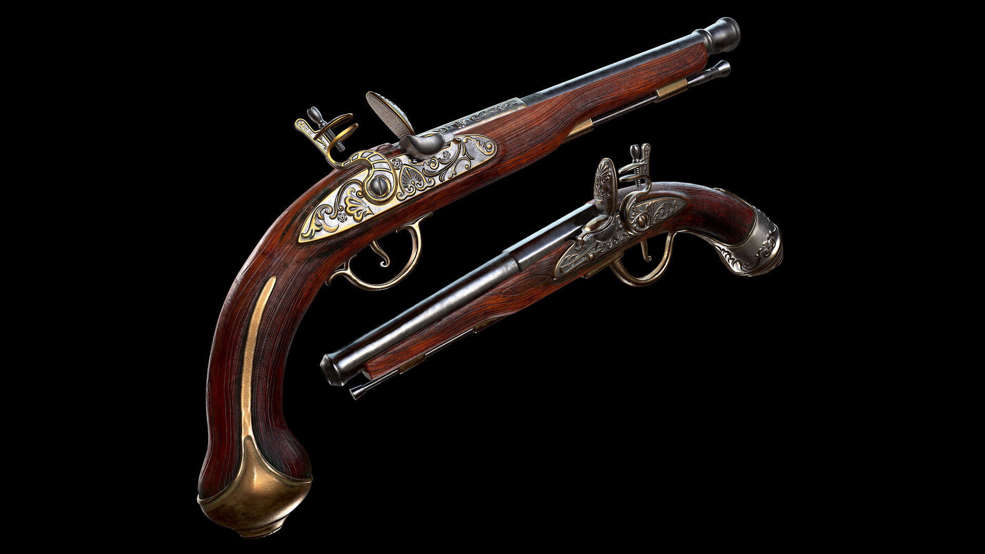 ArtStation - Flintlock gun