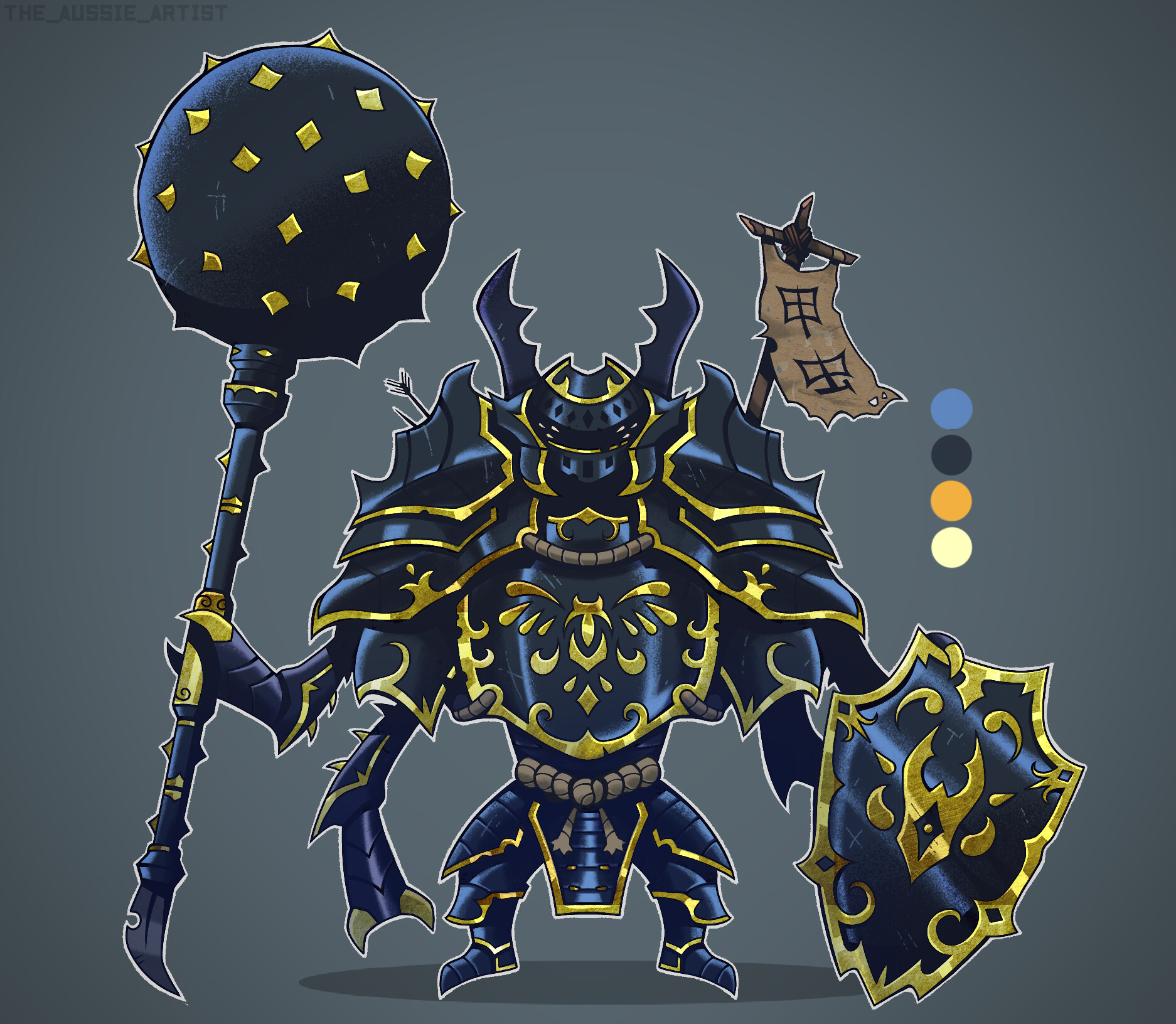 ArtStation - Black Scarab Knight