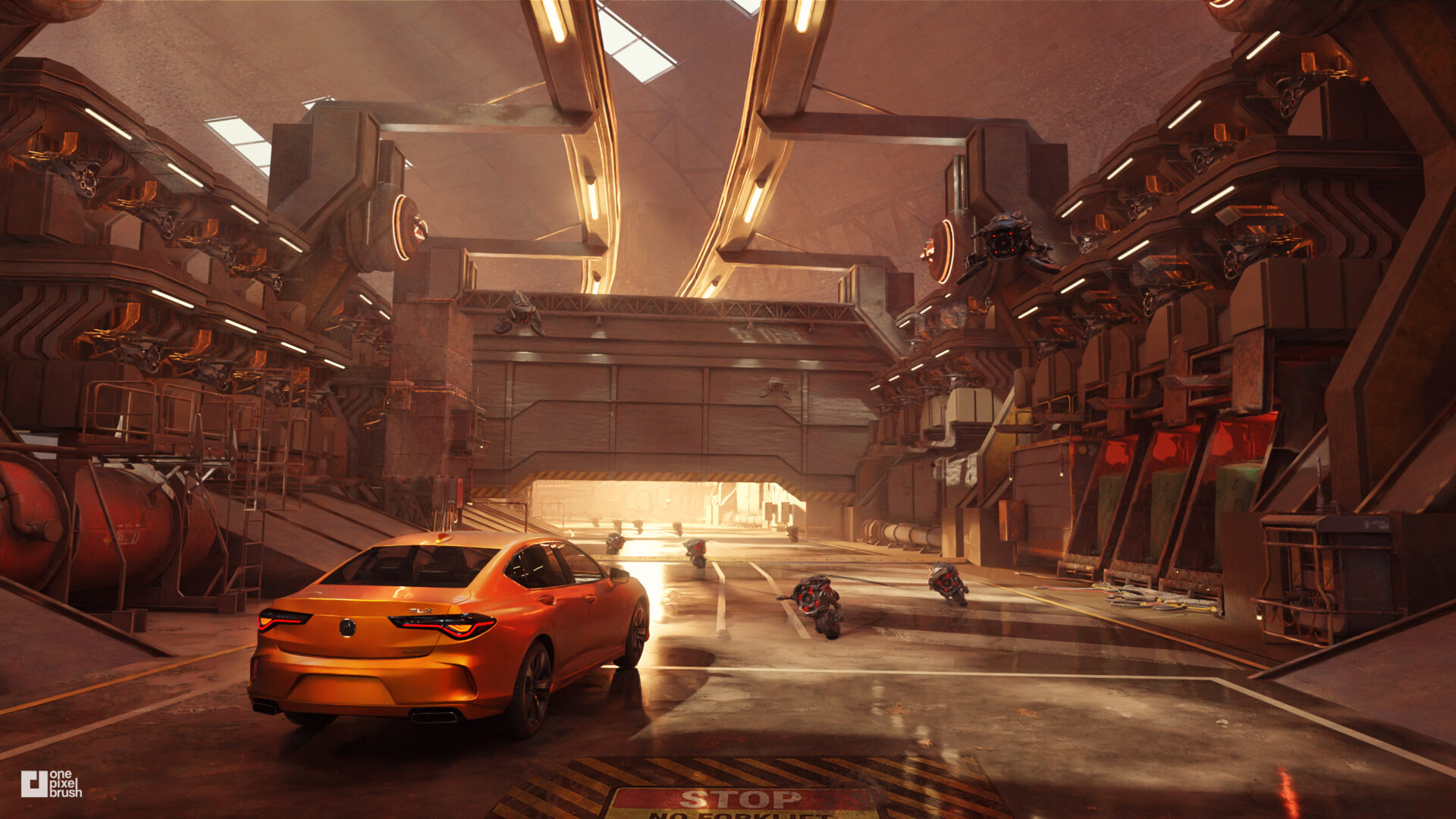 ArtStation - Acura - Droneverse Concept 1