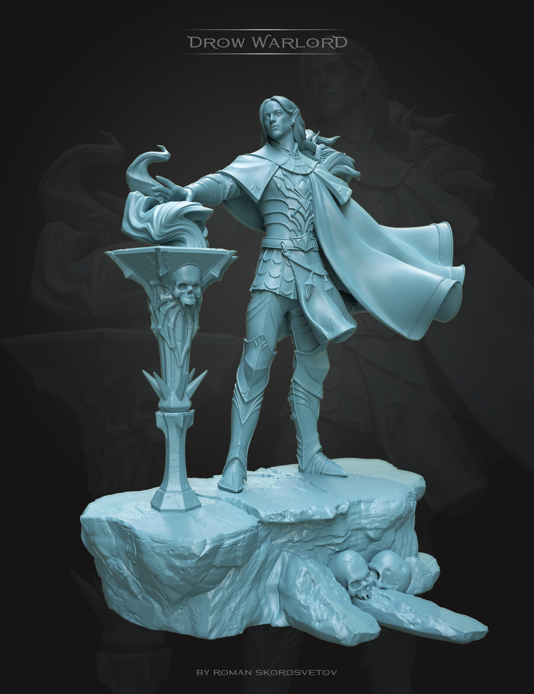 ArtStation - Drow Warlord