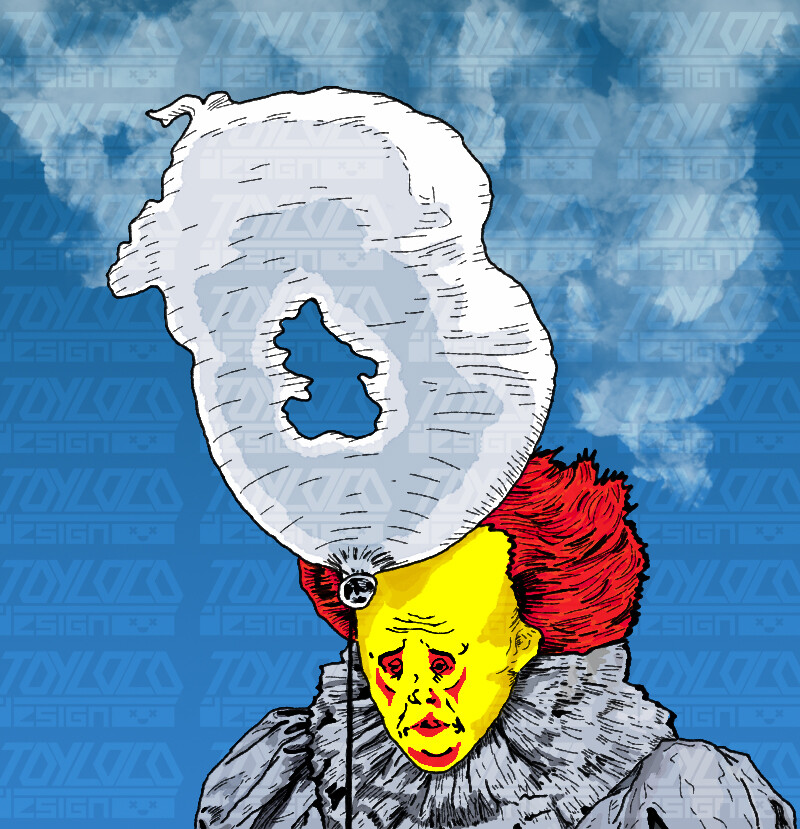 ArtStation - sad chinese pennywise meme 2