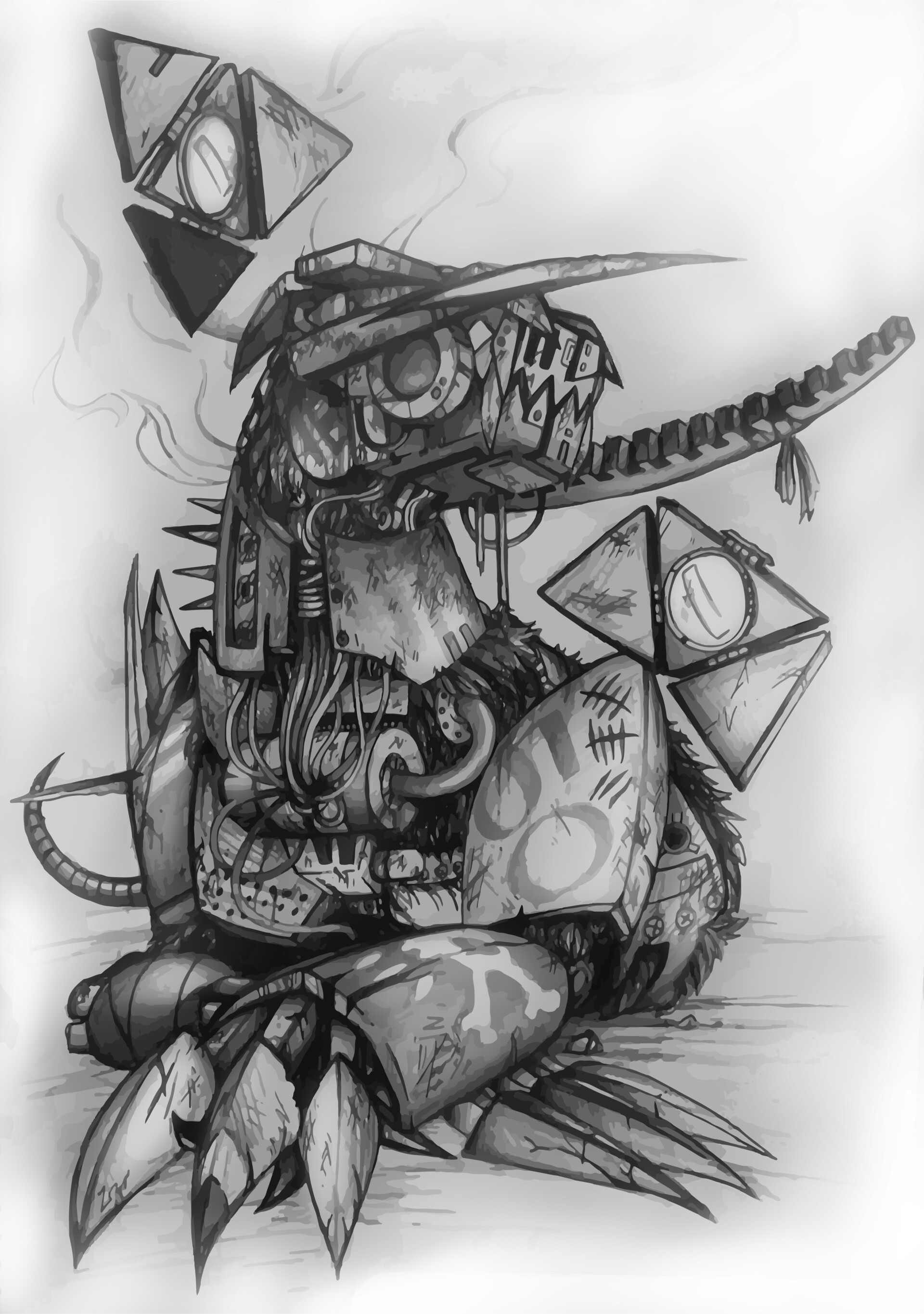 ArtStation - Creature Design; The Biomutt (3 Works)