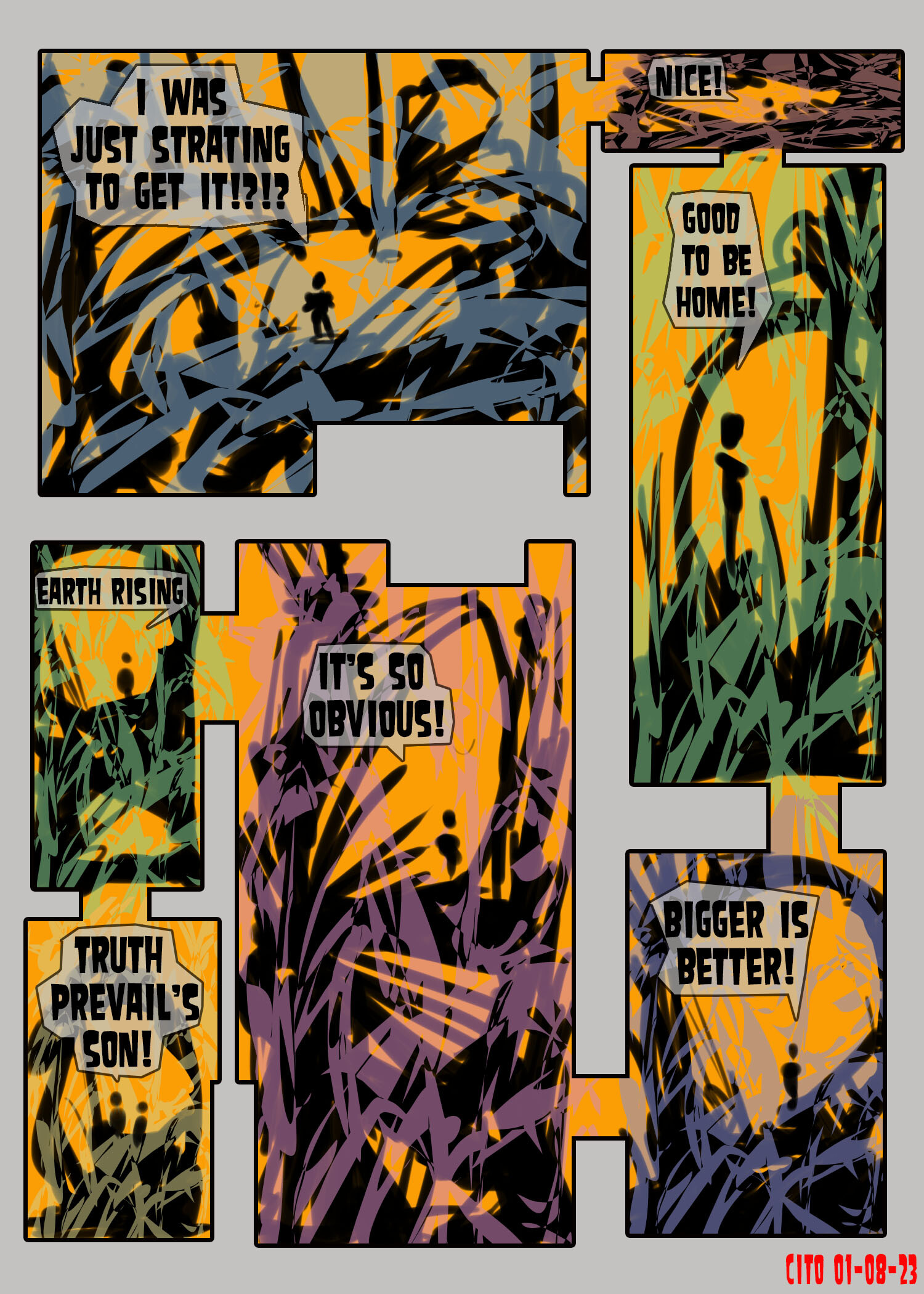 Clark Kent - Daily Comic Page 01-08-23