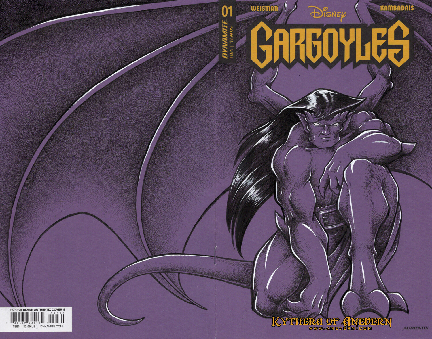 Kythera of Anevern - "Gargoyles" blank cover drawing