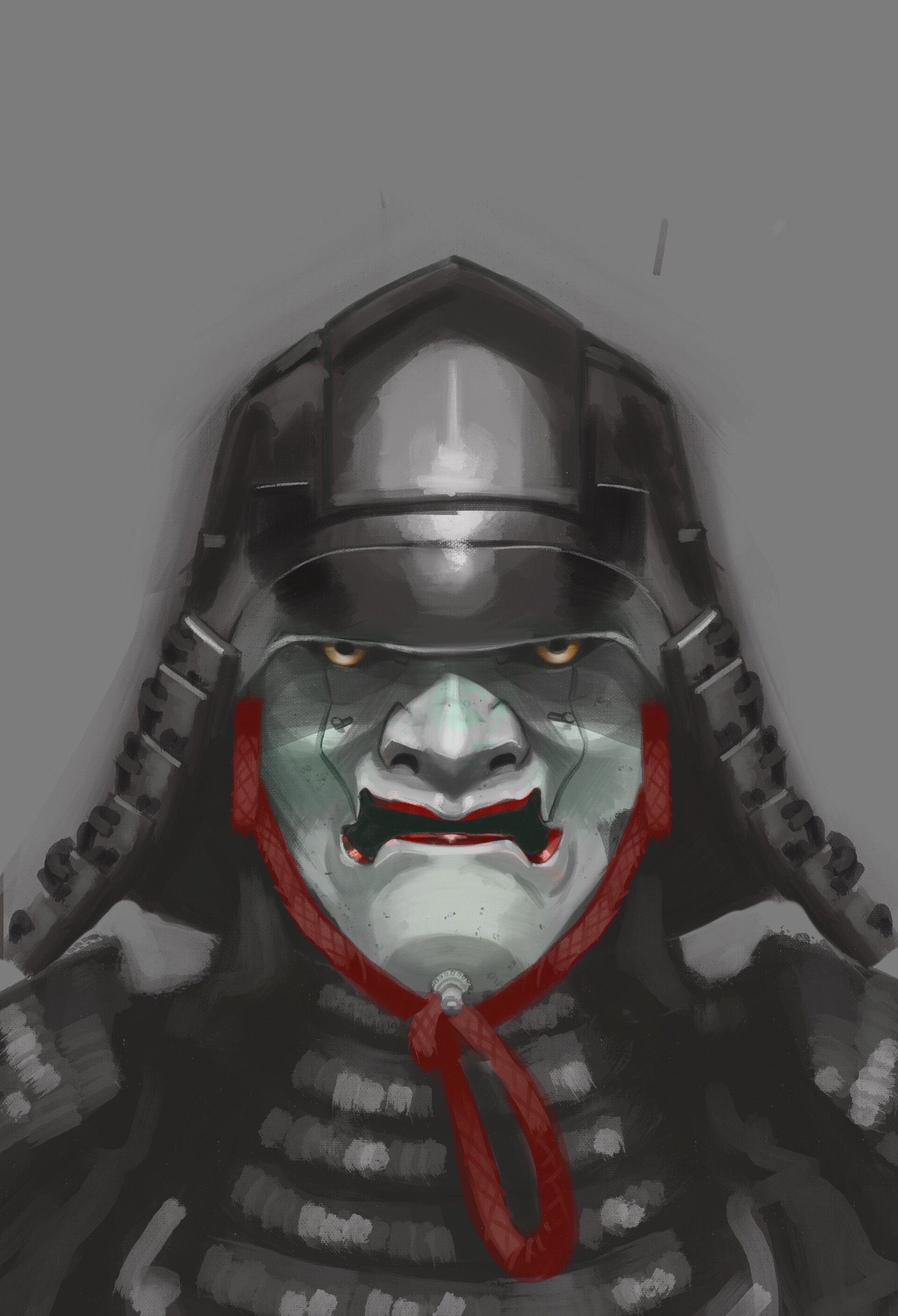 William Edwards - Noh-style Mempo mask