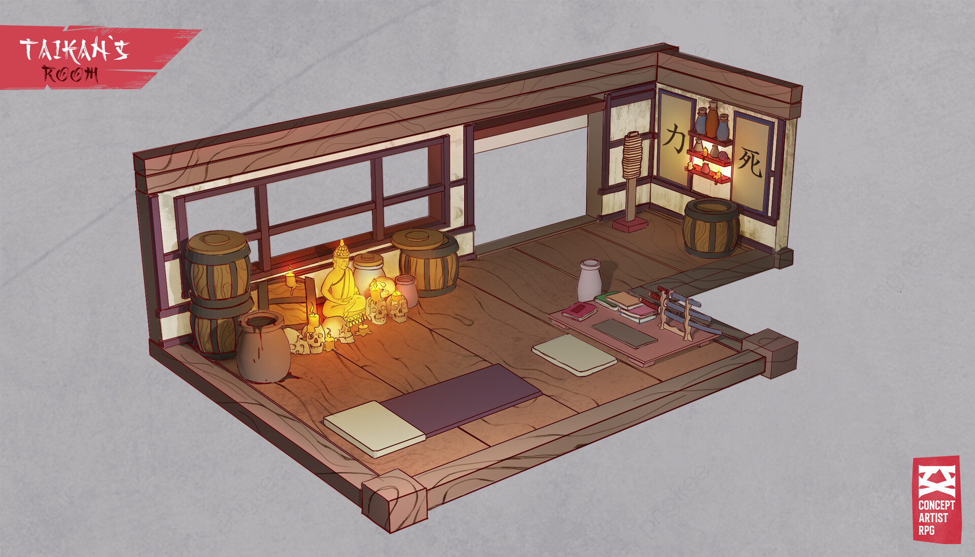 ArtStation - Taikan`s Room. Concept Artist RPG 9