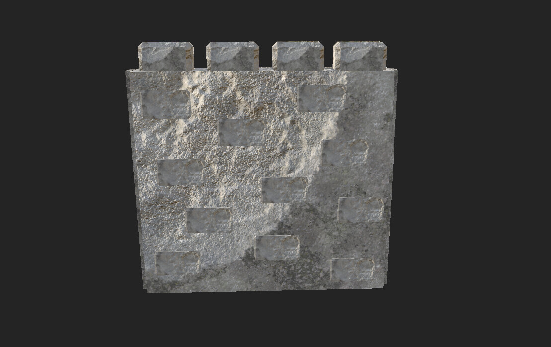 ArtStation - Stone Wall