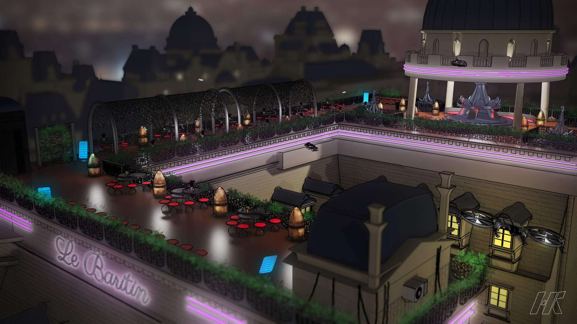 ArtStation - Rooftop Milestones